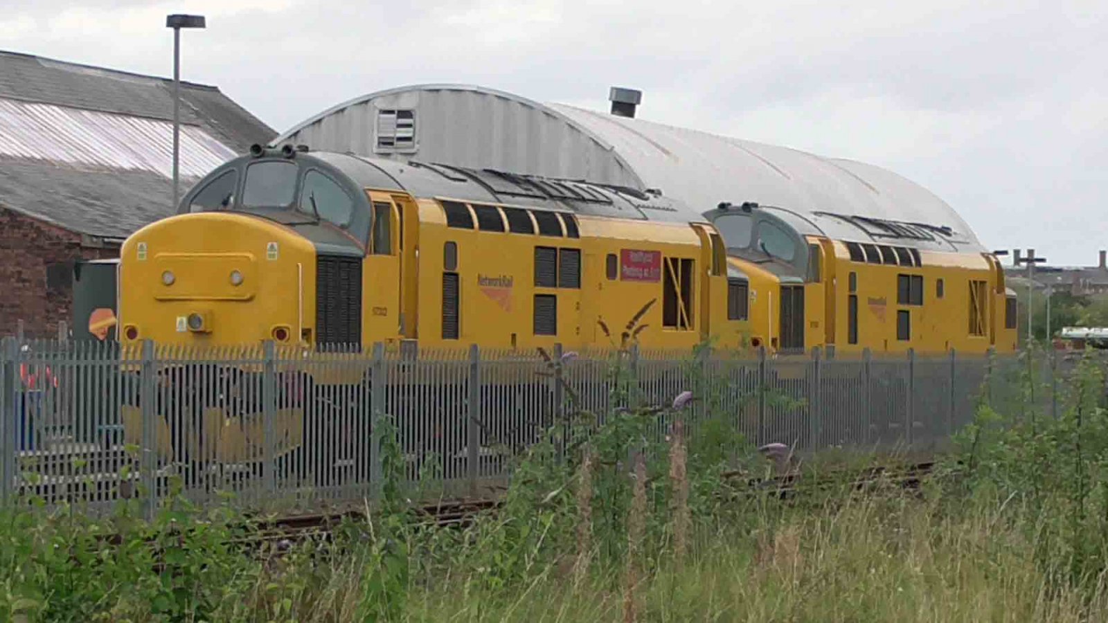 Photo of 97302 and 97303 at Shrewsbury Coleham Depot — trainlogger
