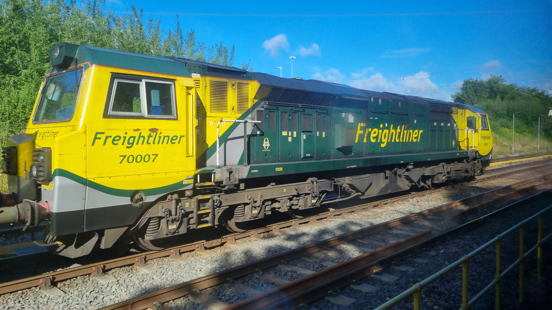 Photo of 70007 at Southampton Maritime Freightliner Terminal — trainlogger