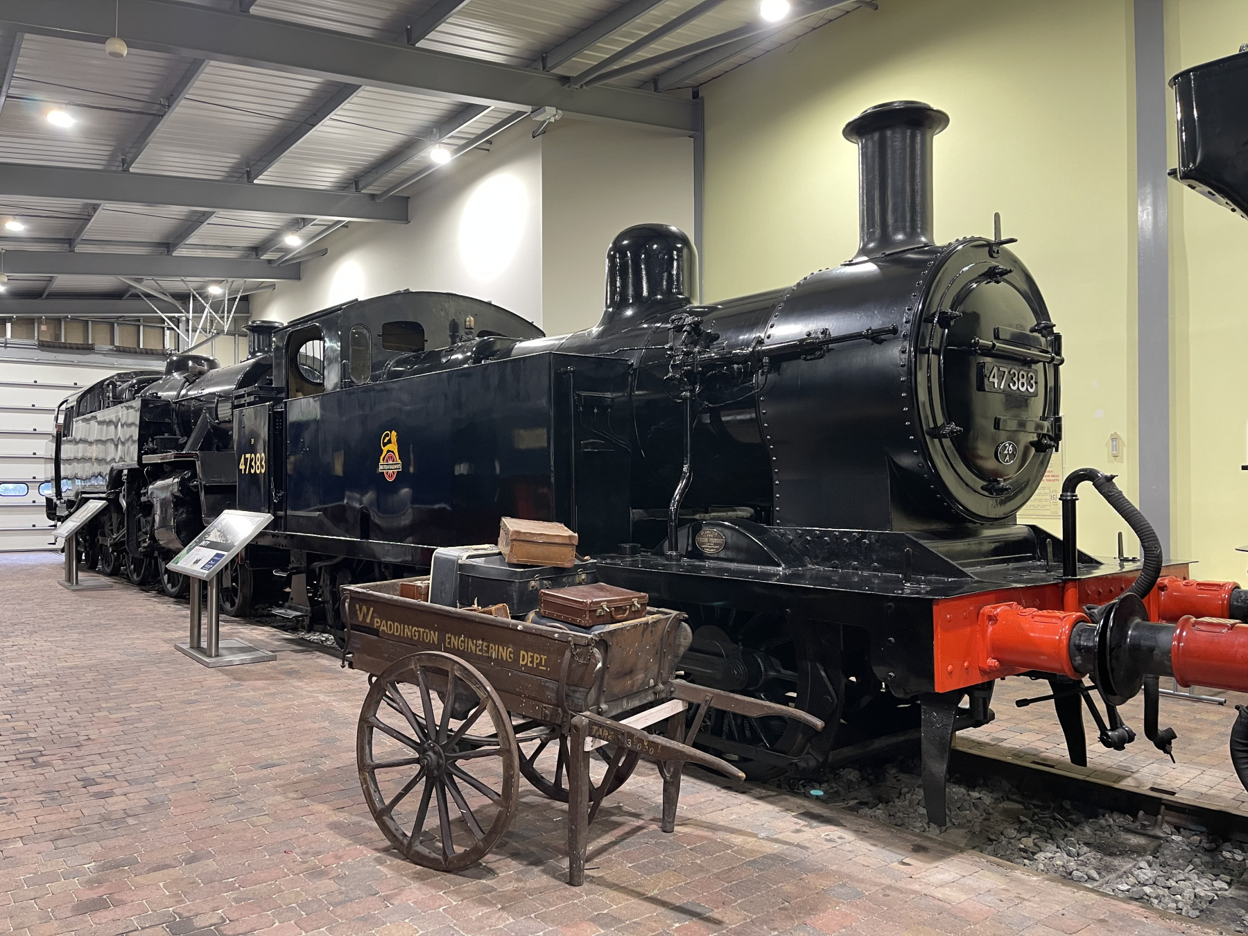 Photo of 47383 steam at Severn Valley Railway - Highley Engine House ...