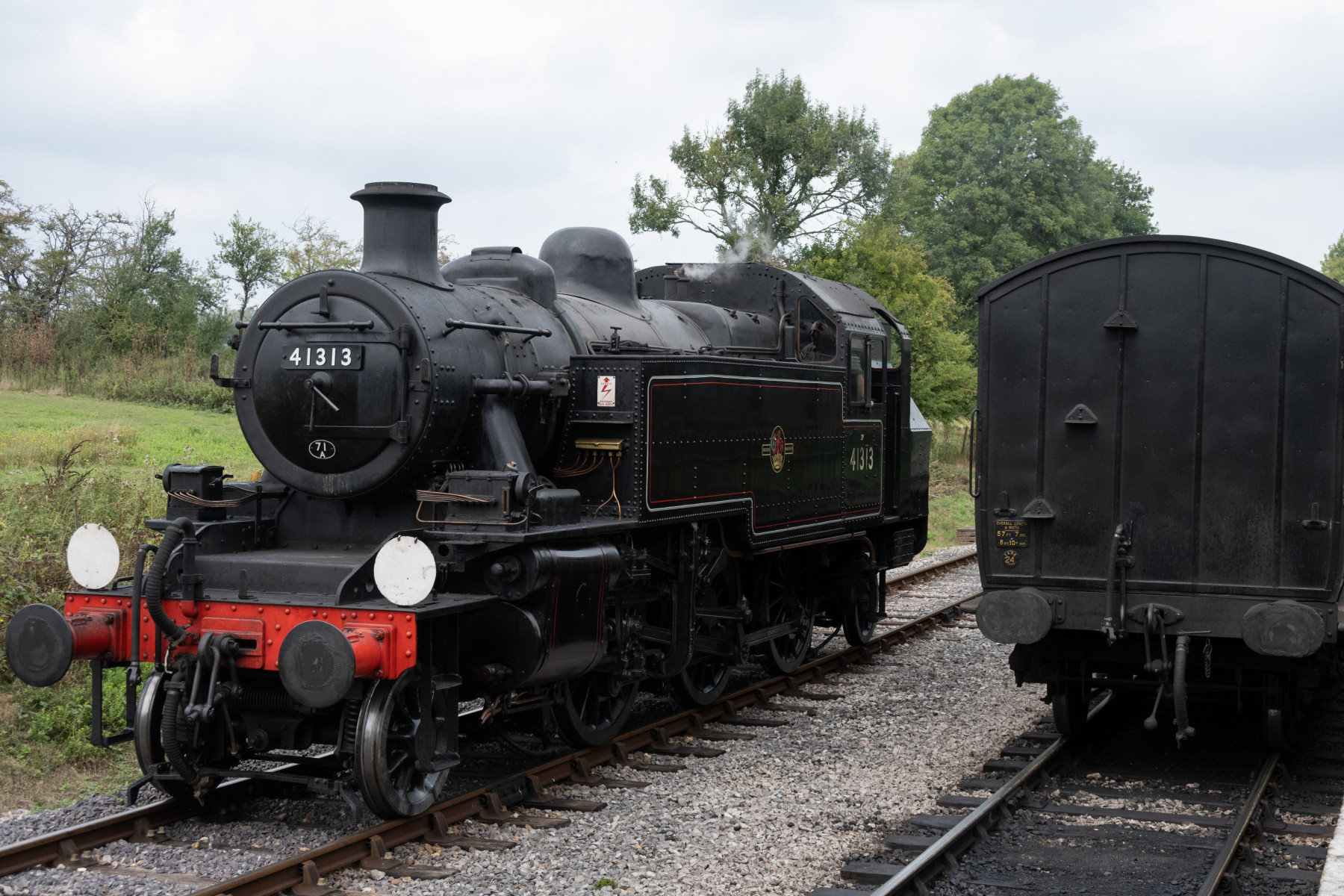 Photo of 41313 steam at Isle of Wight Steam Railway - Smallbrook ...