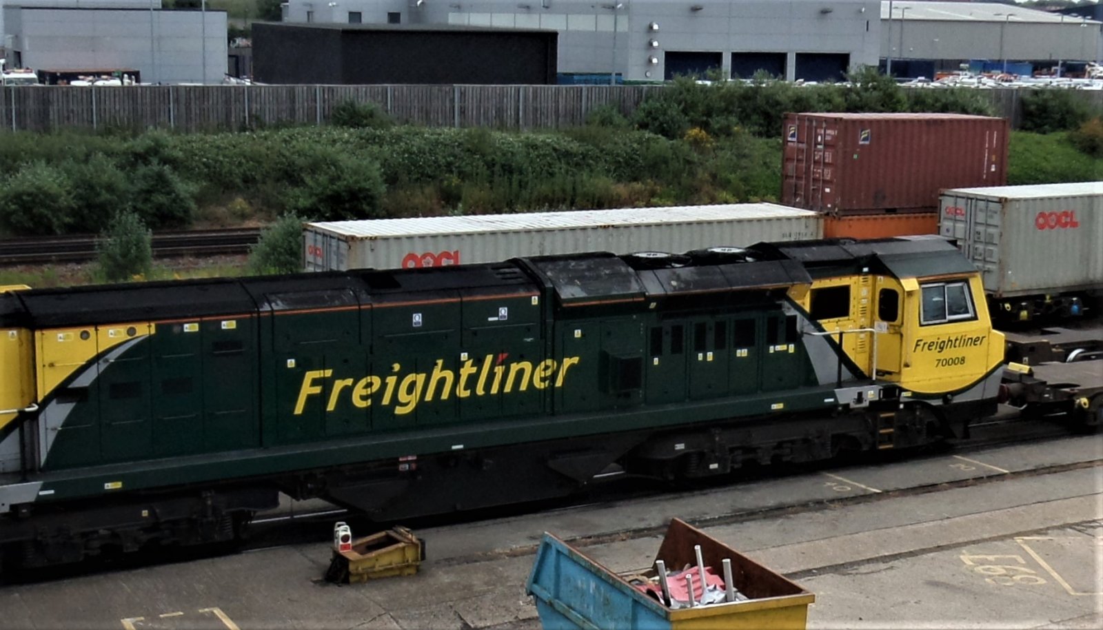 Photo of 70008 at Southampton Maritime Freightliner Terminal — trainlogger