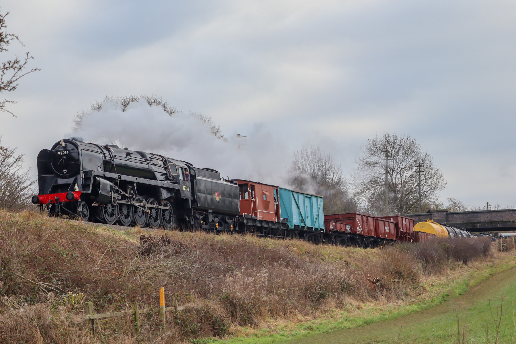 Photo of 92214 steam at Great Central Railway — trainlogger