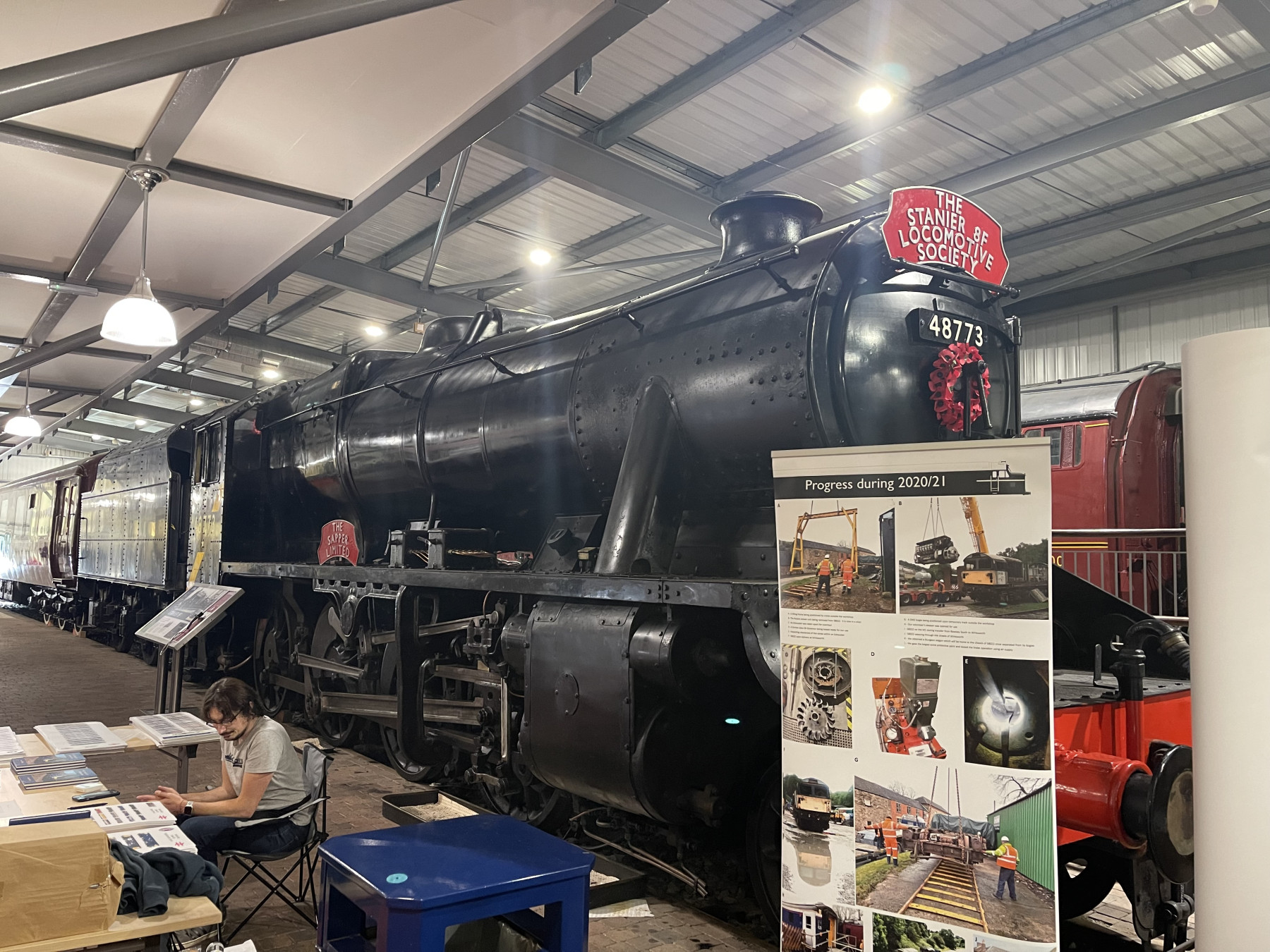 Photo of 48773 steam at Severn Valley Railway - Highley Engine House ...