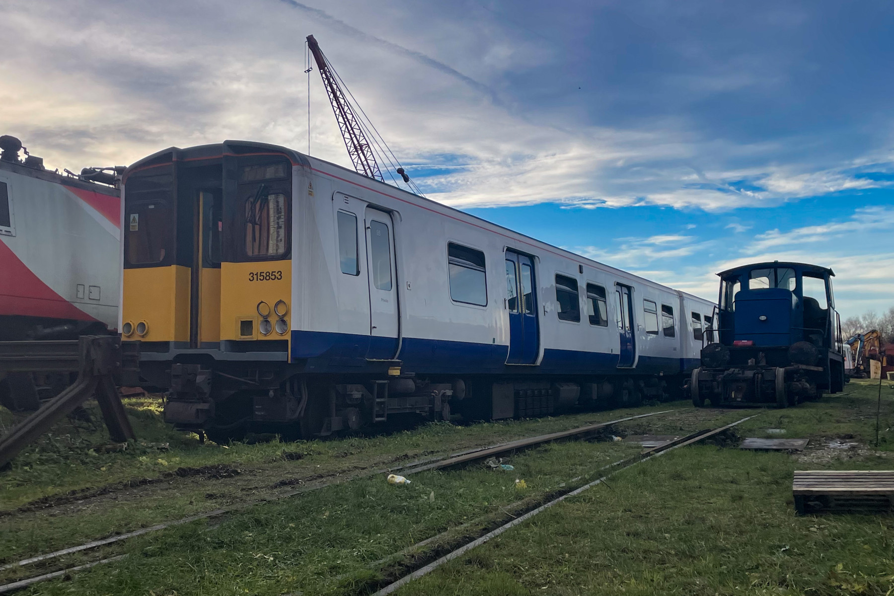 Photo of 315853 at Rotherham - C.F. Booths Scrap Yard — trainlogger