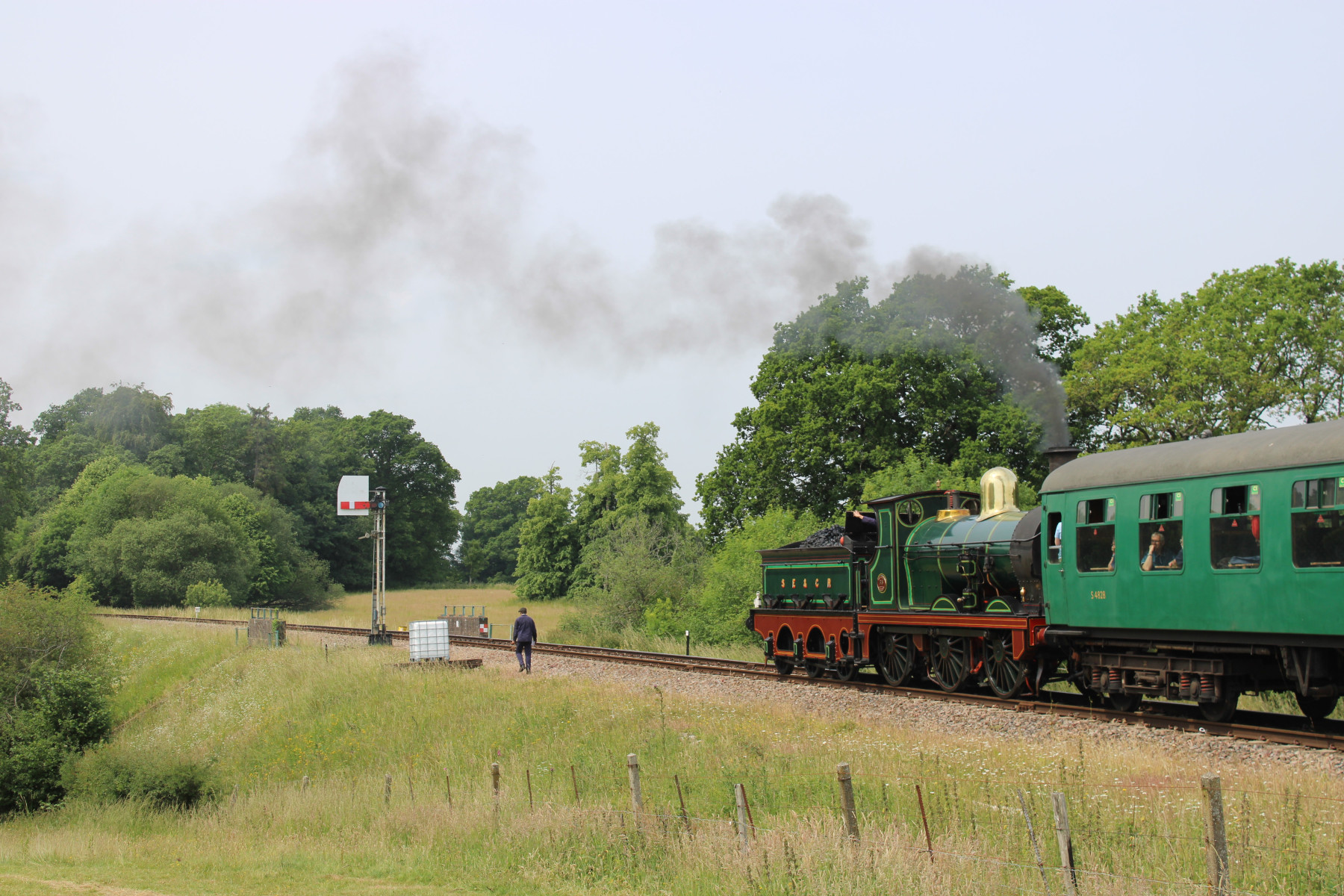 Photo of SECR 65 steam at Spa Valley Railway - Groombridge — trainlogger