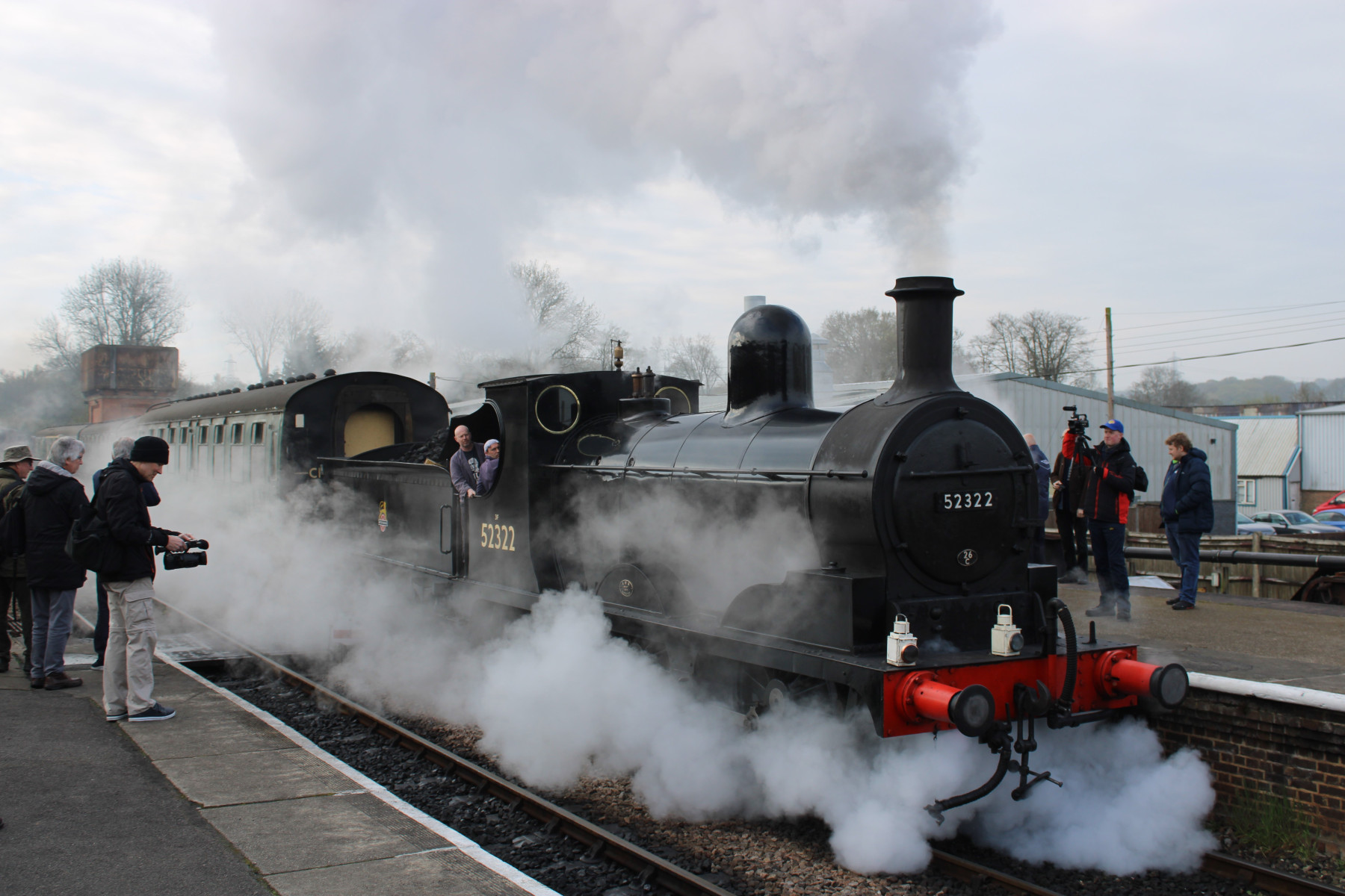 Photo of 52322 steam at Bluebell Railway - Sheffield Park — trainlogger