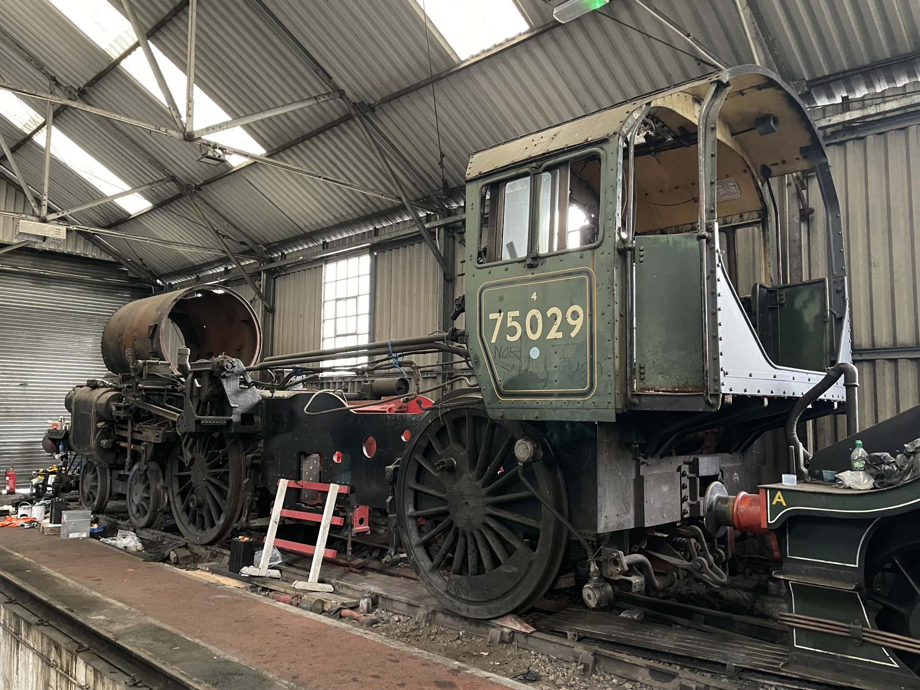 Photo of 75029 steam at North Yorkshire Moors Railway - Grosmont TMD ...