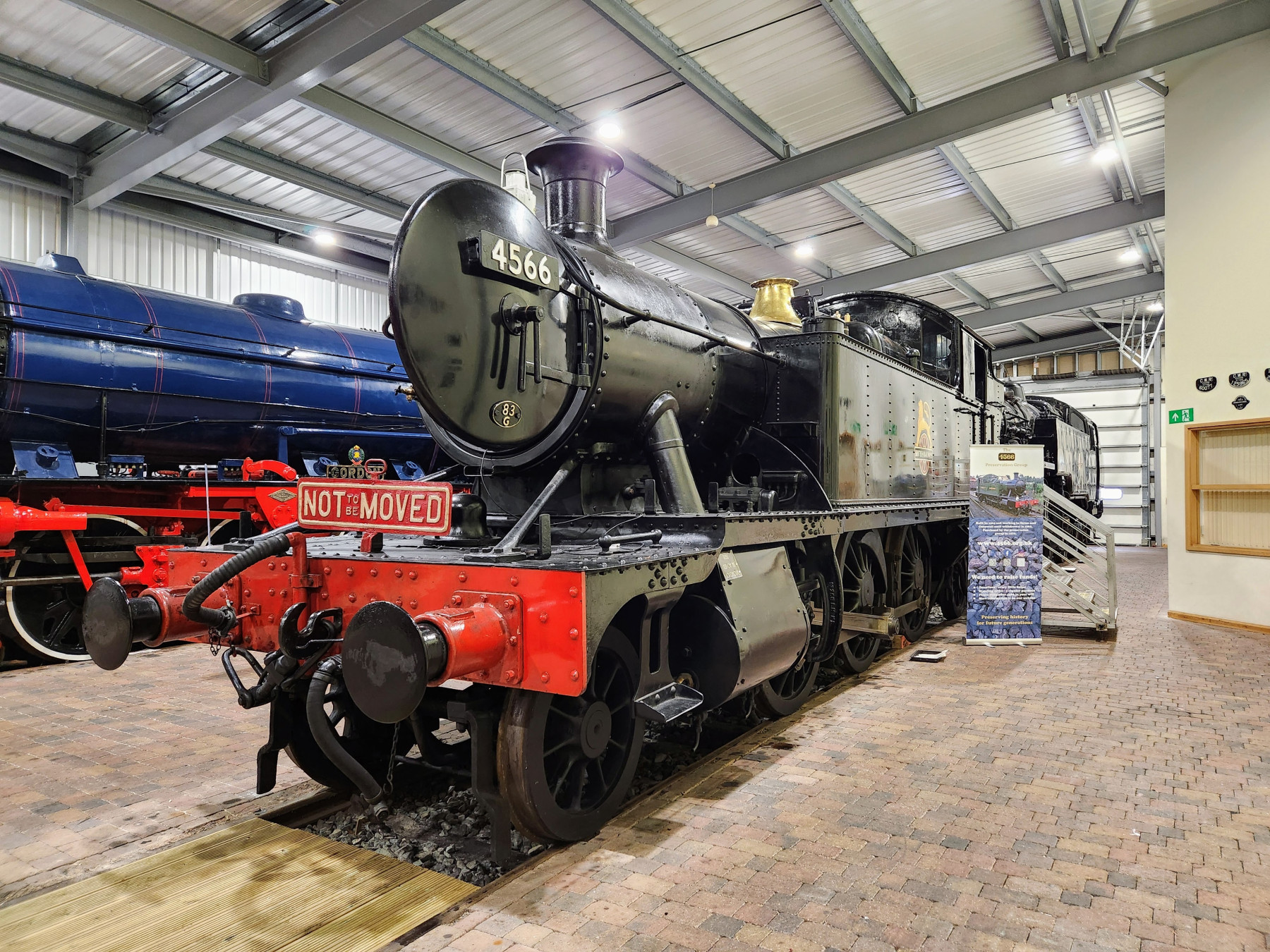 Photo of 4566 steam at Severn Valley Railway - Highley Engine House ...