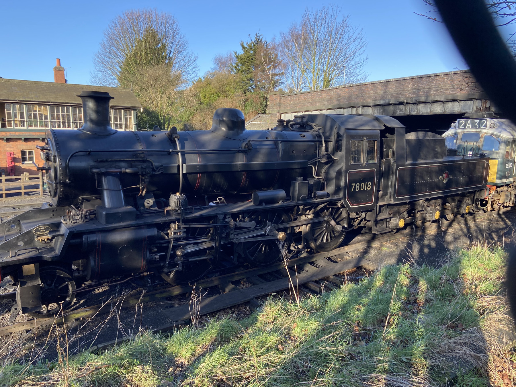 Photo of 78018 steam at Great Central Railway - Loughborough — trainlogger