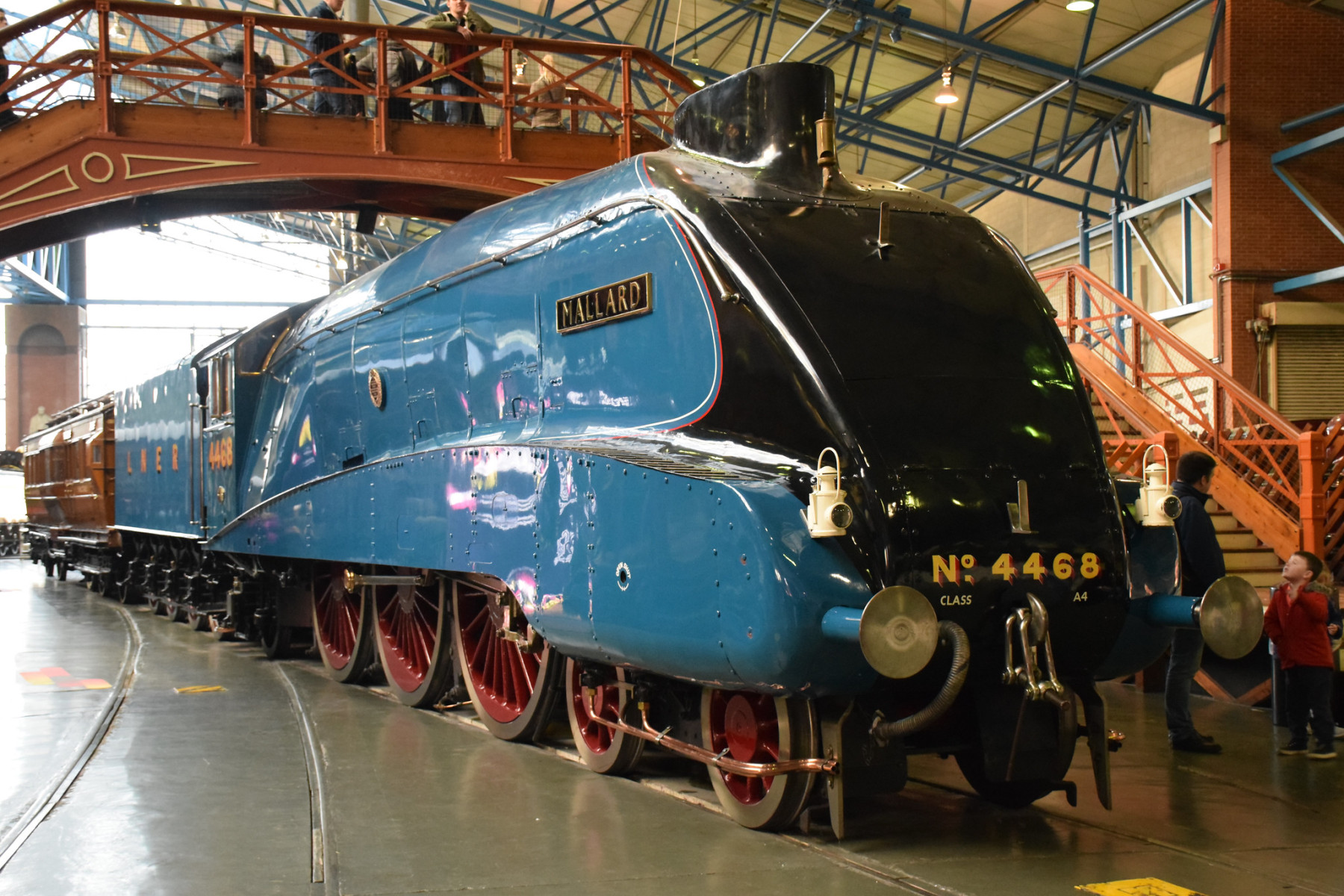 Photo of 4468 steam at York National Railway Museum — trainlogger