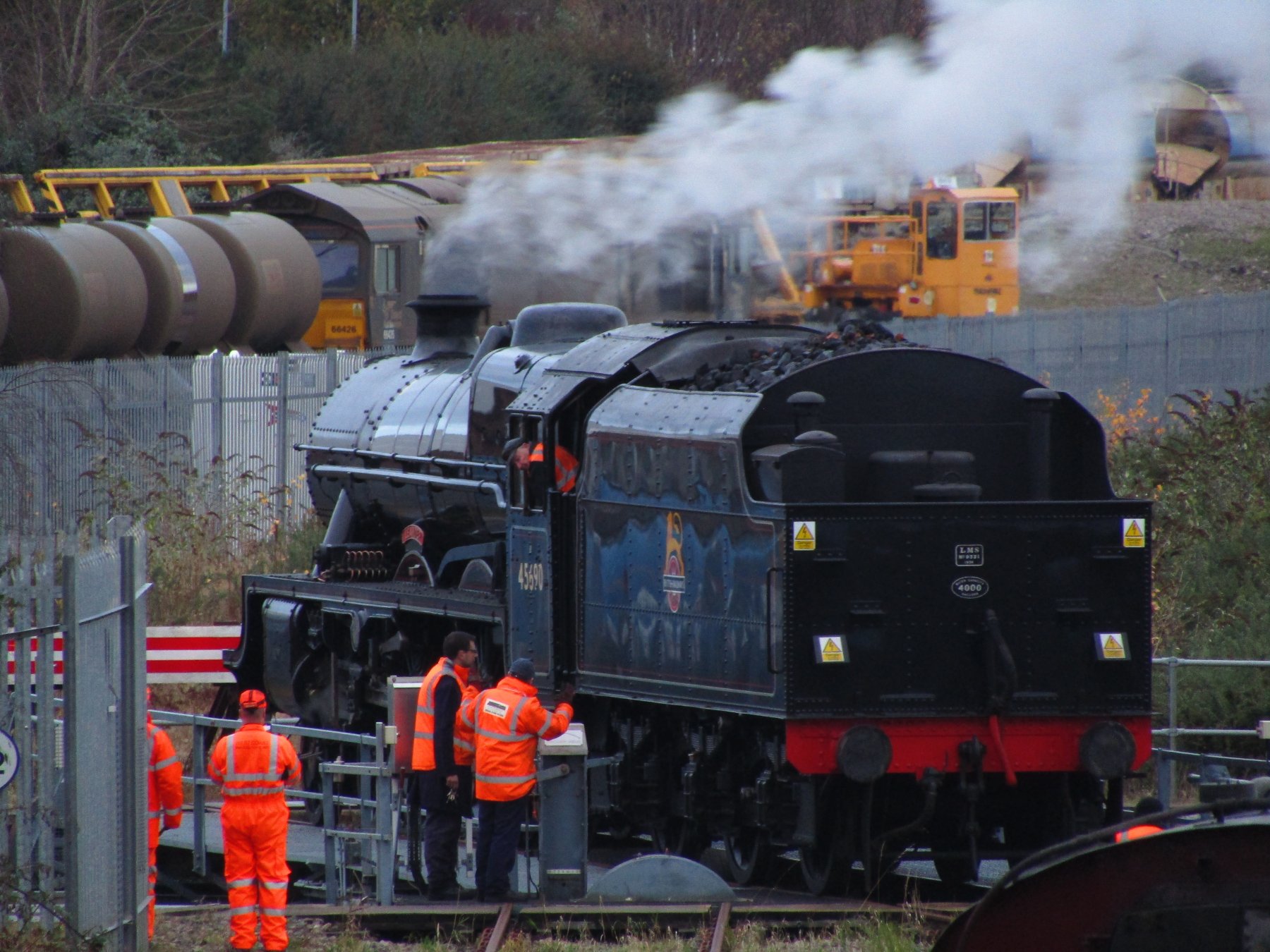 Photo of 45690 Steam at York — trainlogger