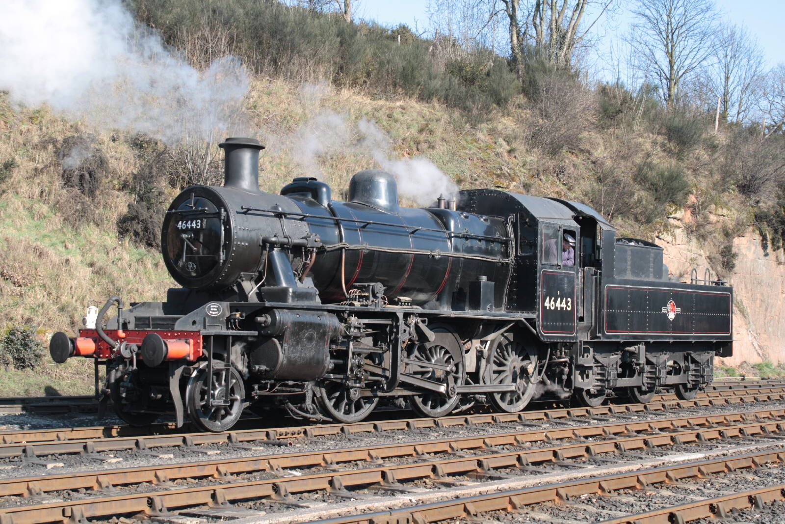 Photo of 46443 steam at Severn Valley Railway — trainlogger
