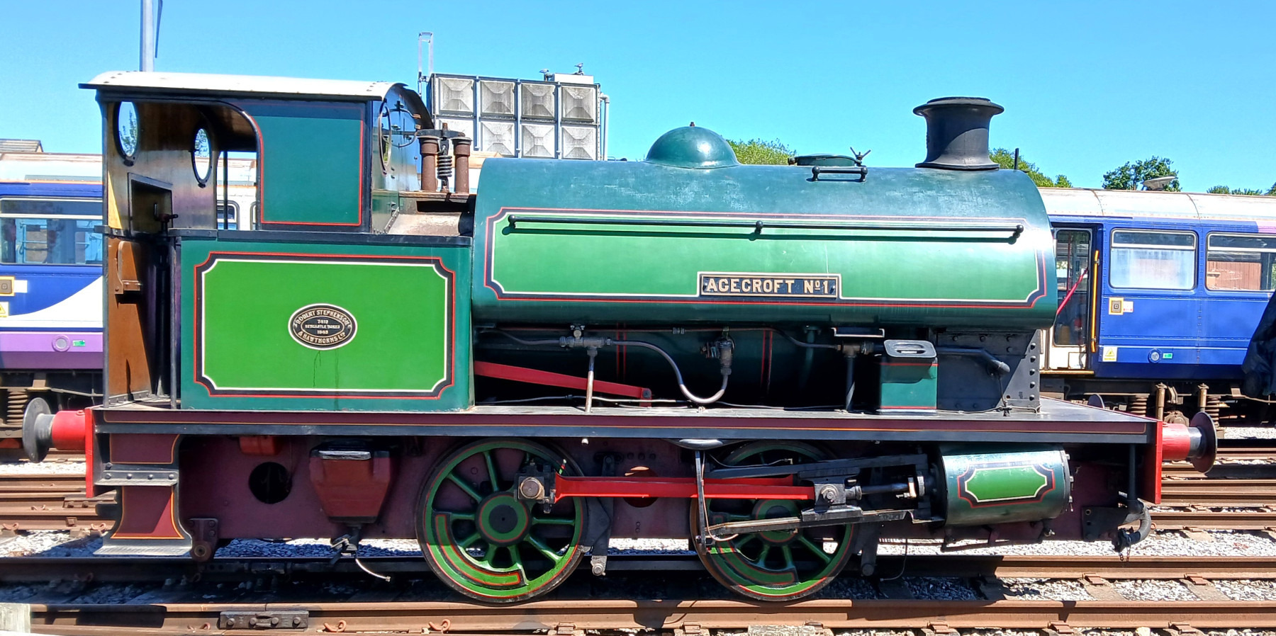 Photo of RSHN7416 steam at Locomotion, Shildon — trainlogger