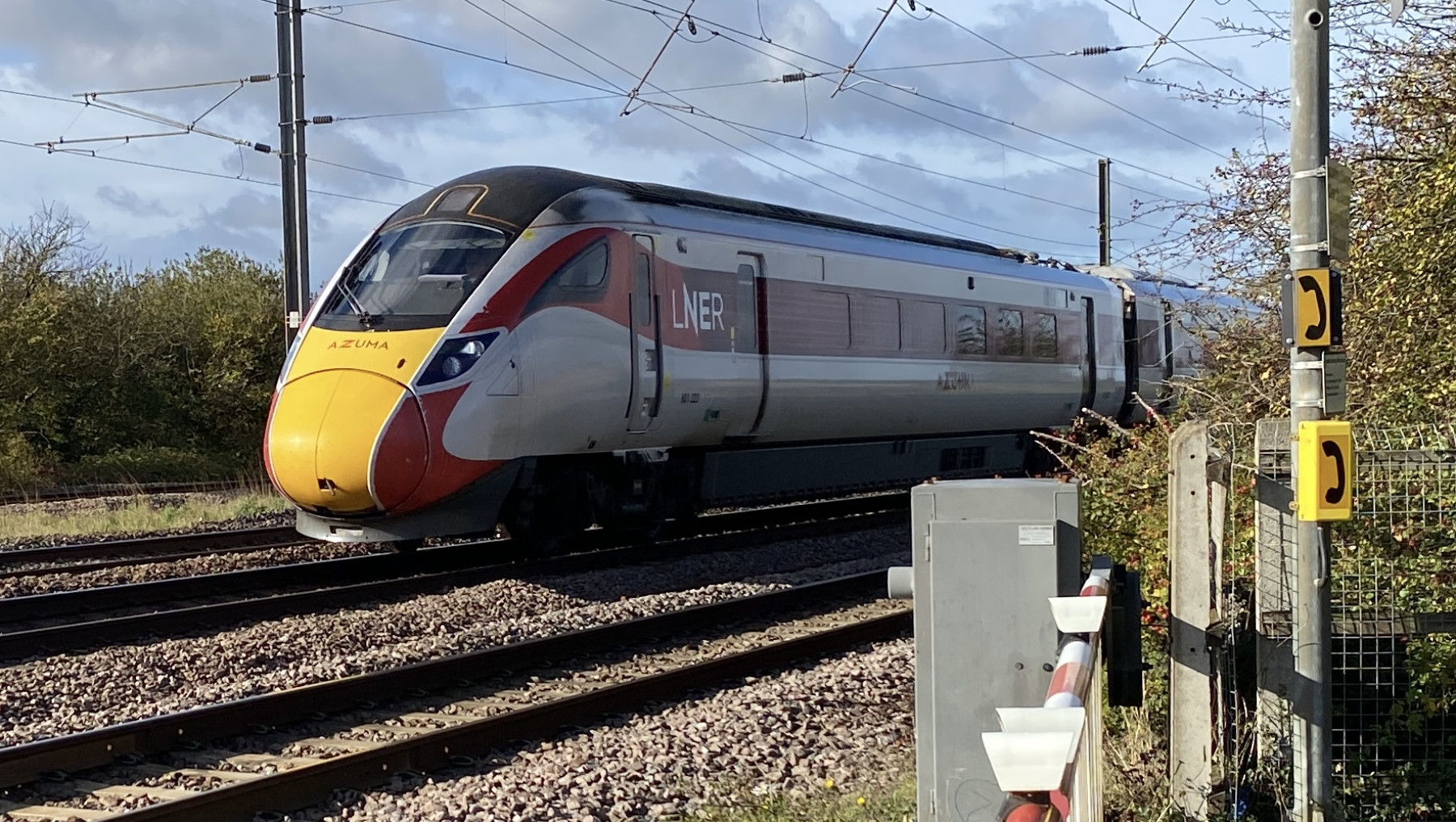 Photo of 801223 at Maxey Level Crossing — trainlogger