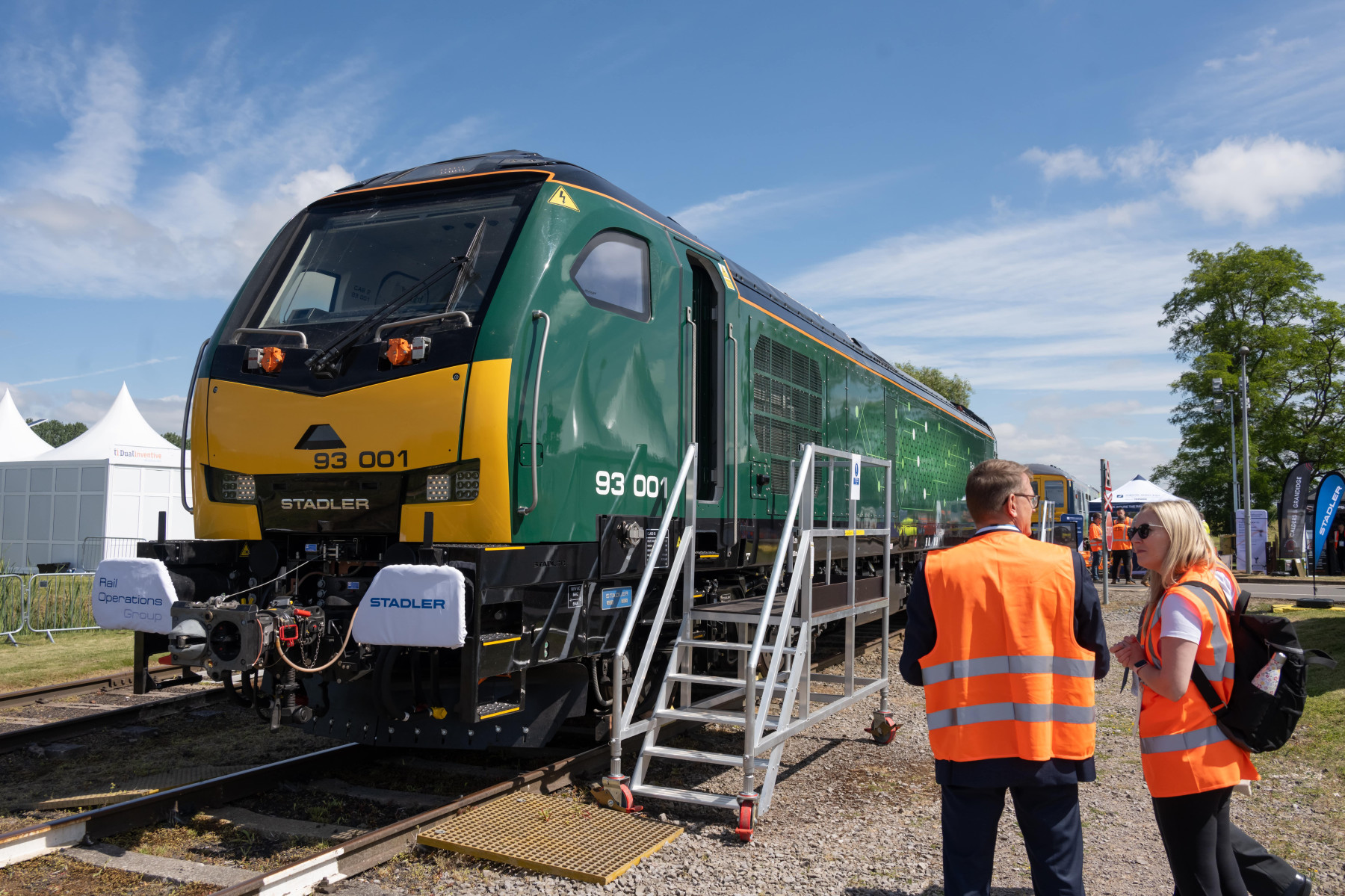 Photo of 93001 at Long Marston - Rail Live 2024 — trainlogger