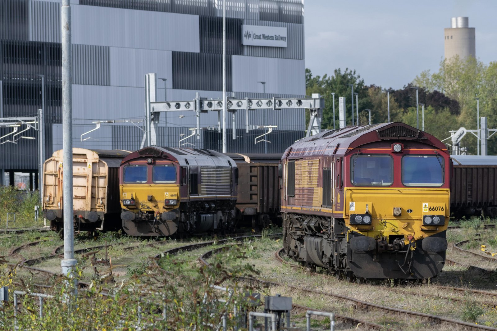 Photo of 66076 at Didcot Yard — trainlogger