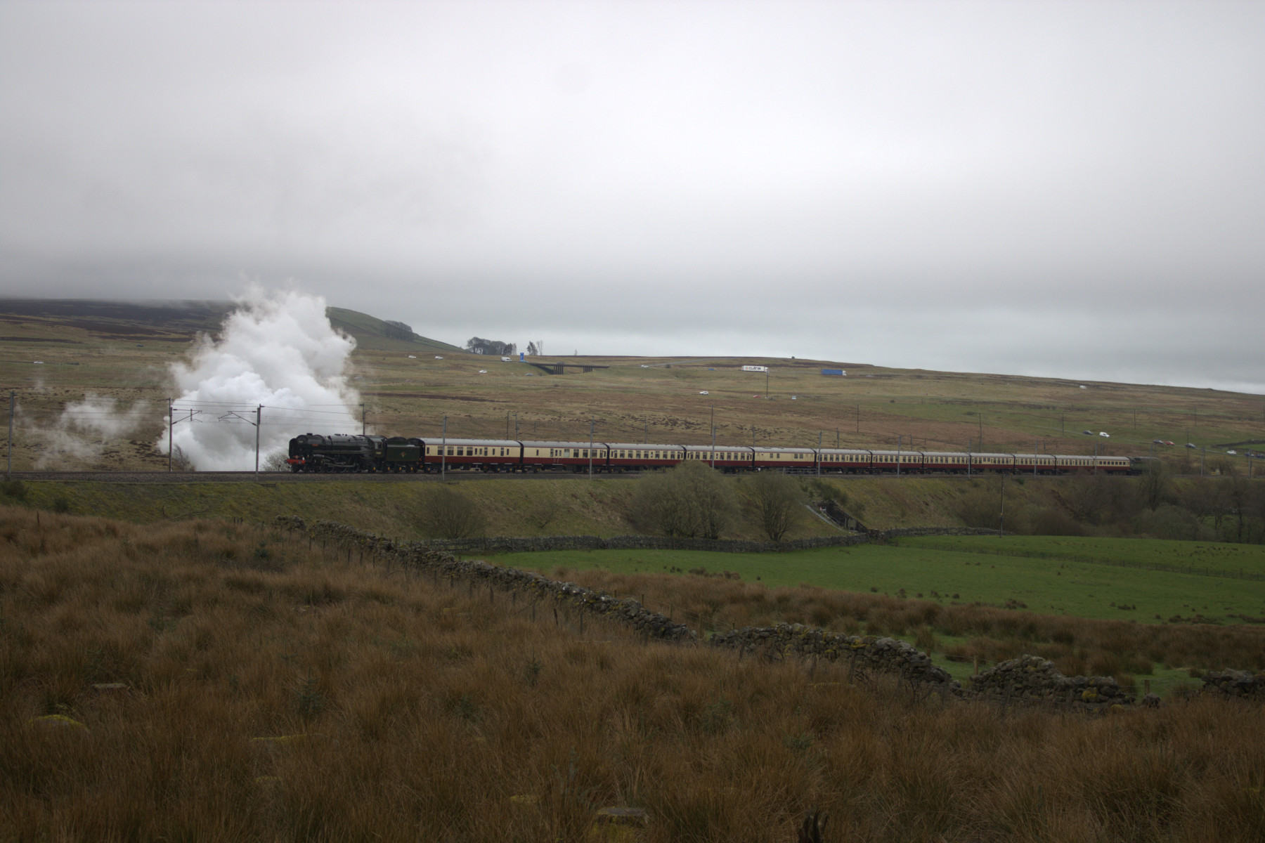 Photo of 70000 steam at Shap Summit — trainlogger