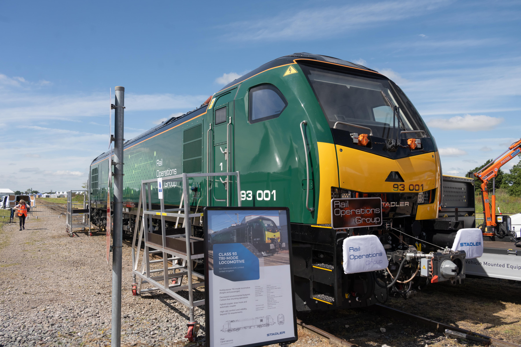 Photo of 93001 at Long Marston - Rail Live 2024 — trainlogger