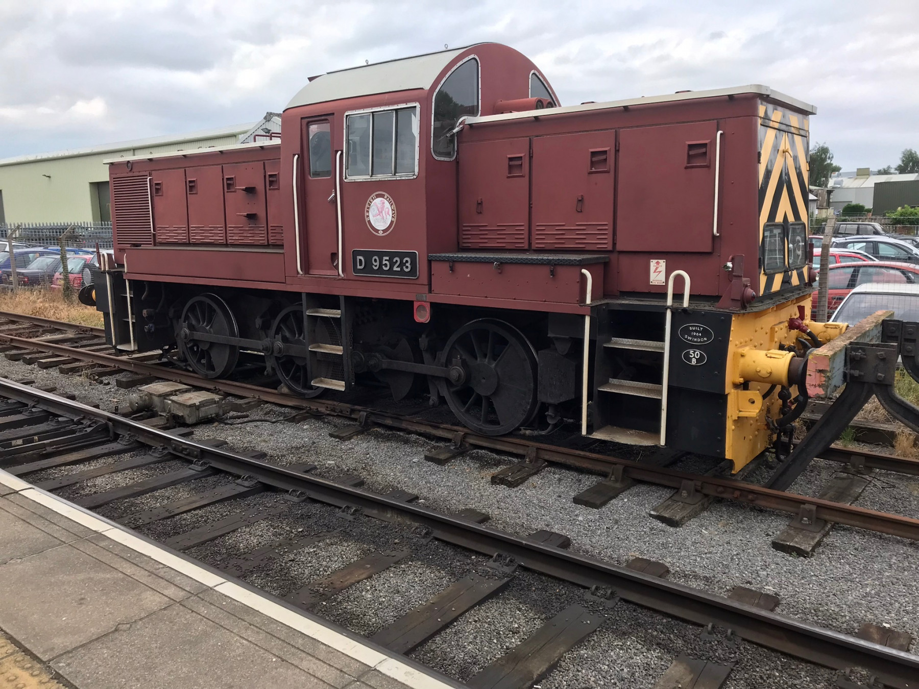 Photo of D9523 at Wensleydale Railway - Leeming Bar — trainlogger