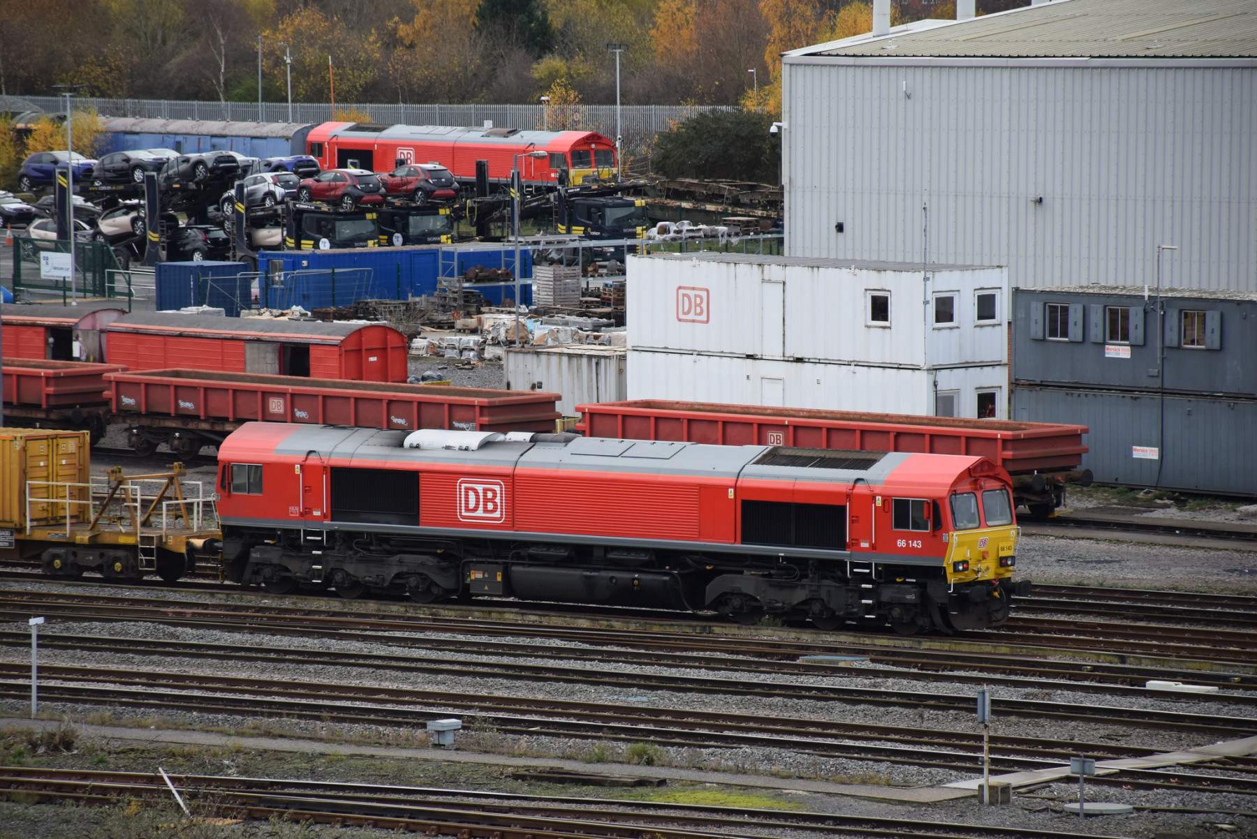 Photo of 66143 at Toton TMD — trainlogger