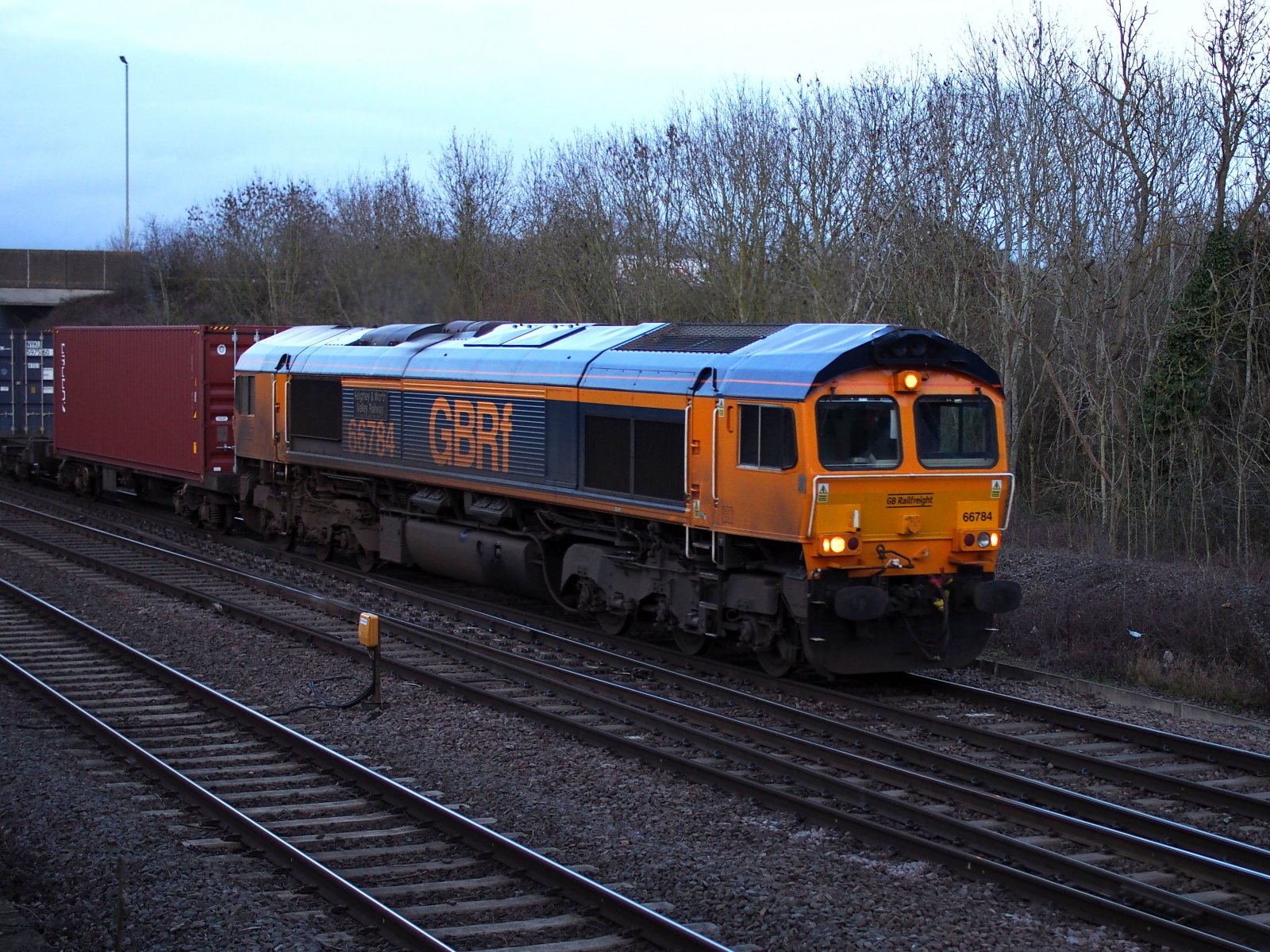 Photo of 66784 at Didcot North Junction — trainlogger