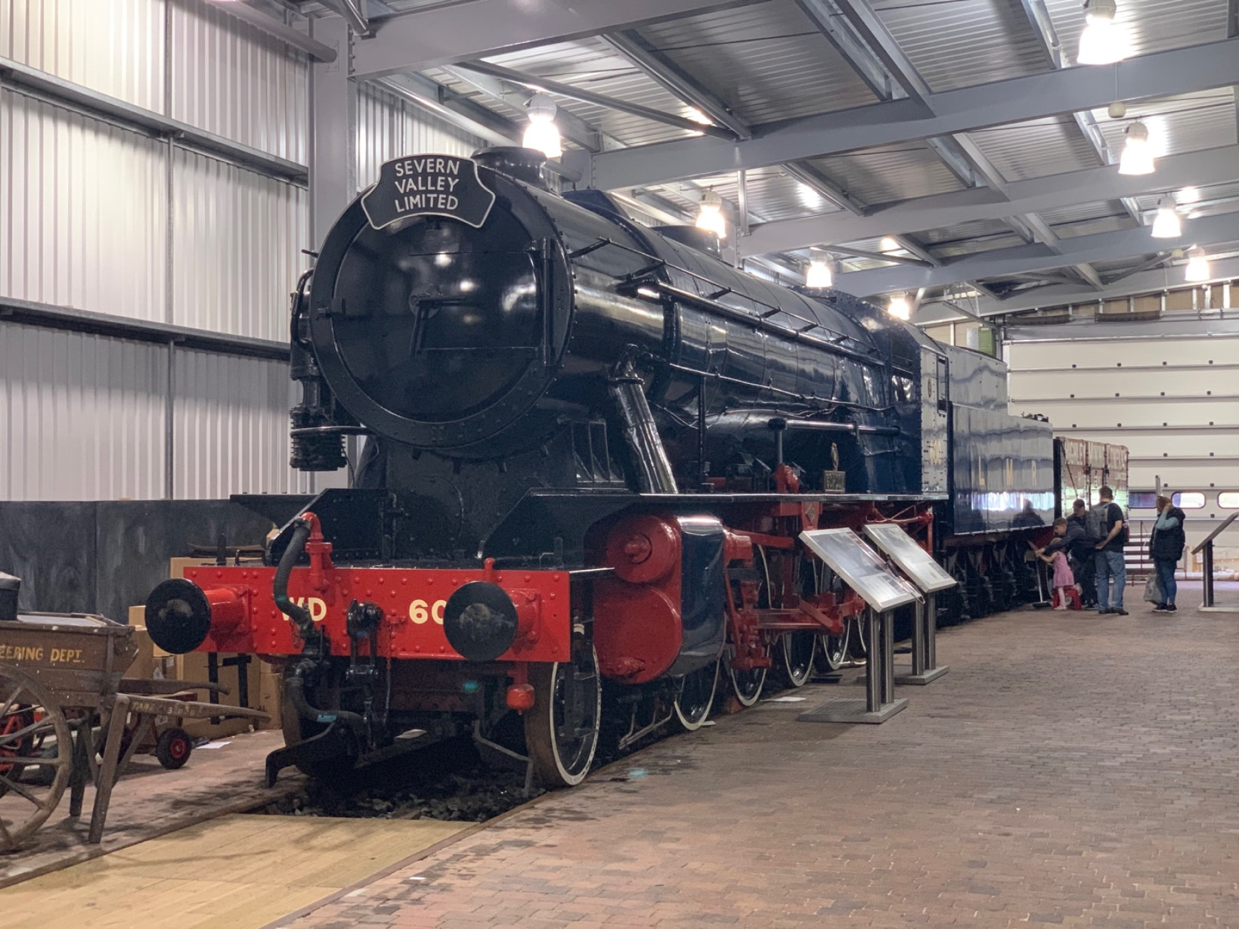 Photo of WD600 steam at Severn Valley Railway - Highley Engine House ...