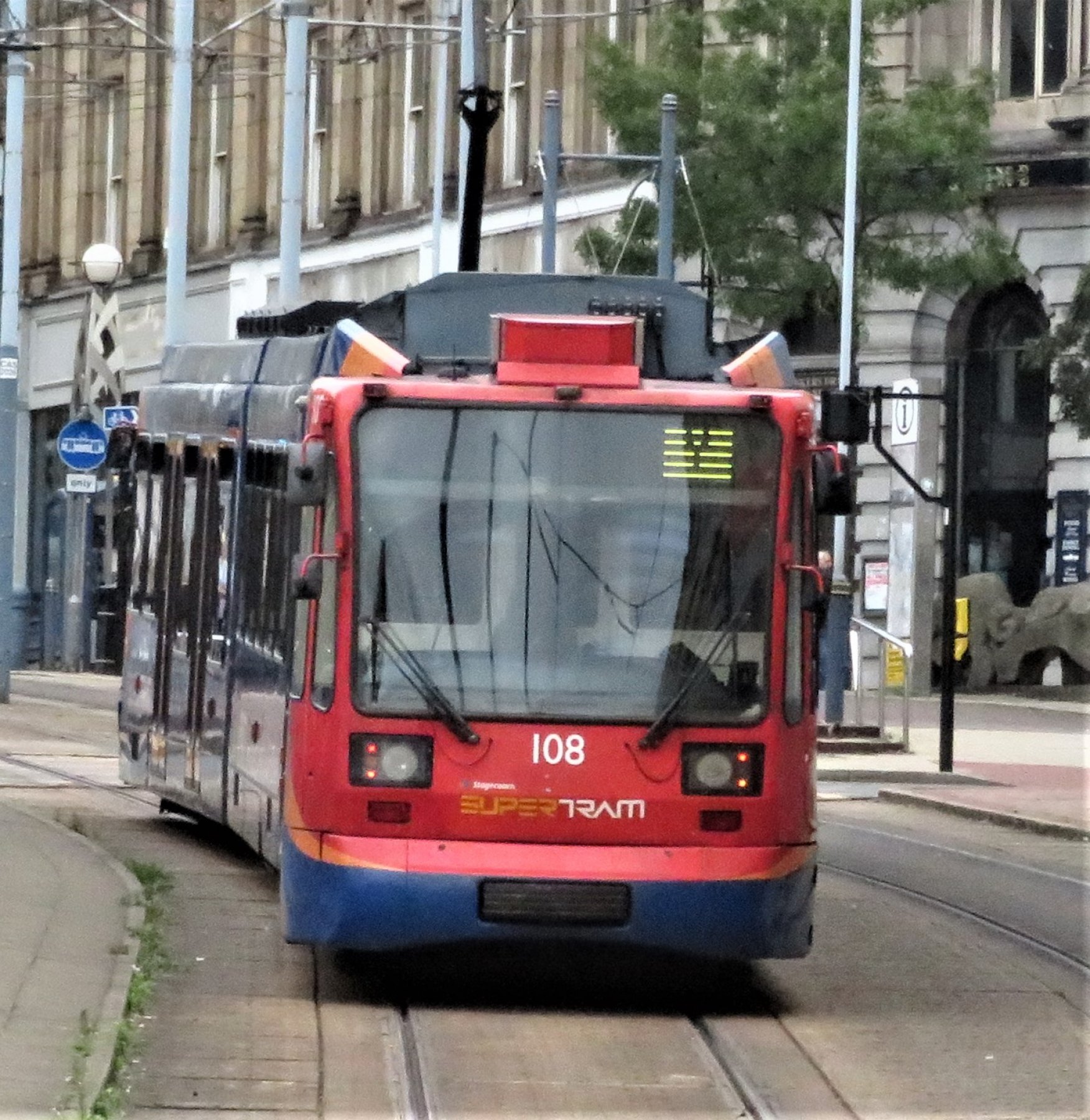 Photo of SYS 108 at Sheffield Supertram system — trainlogger