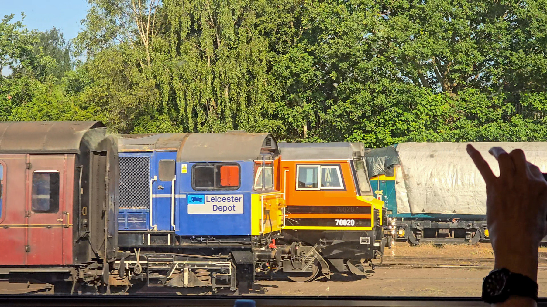 Photo of 58023 and 70020 at Kidderminster TMD - Severn Valley Railway ...