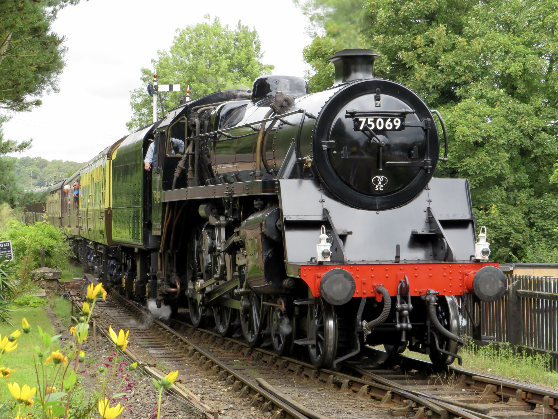 Photo of 75069 steam at Severn Valley Railway - Hampton Loade — trainlogger