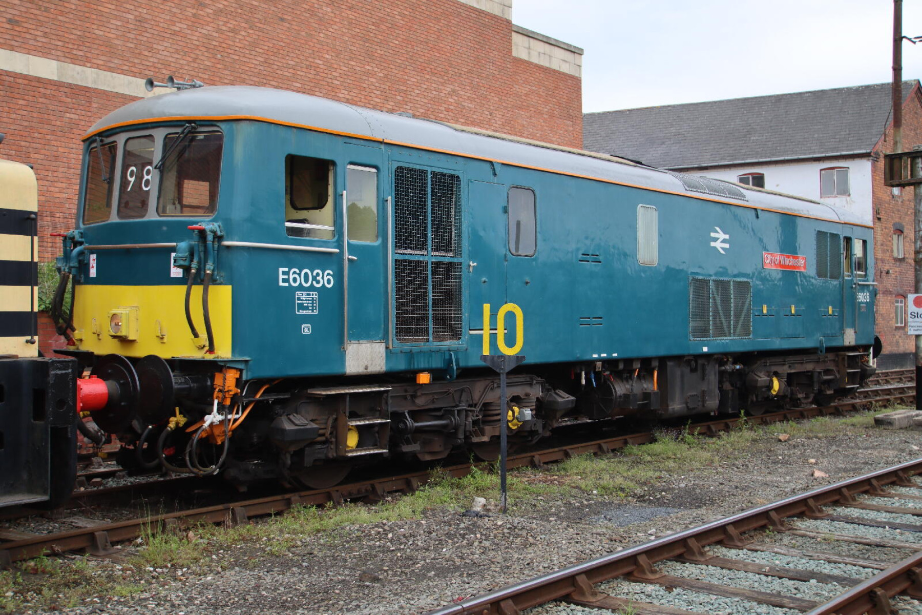Photo of E6036 at Cambrian Heritage Railways - Oswestry — trainlogger