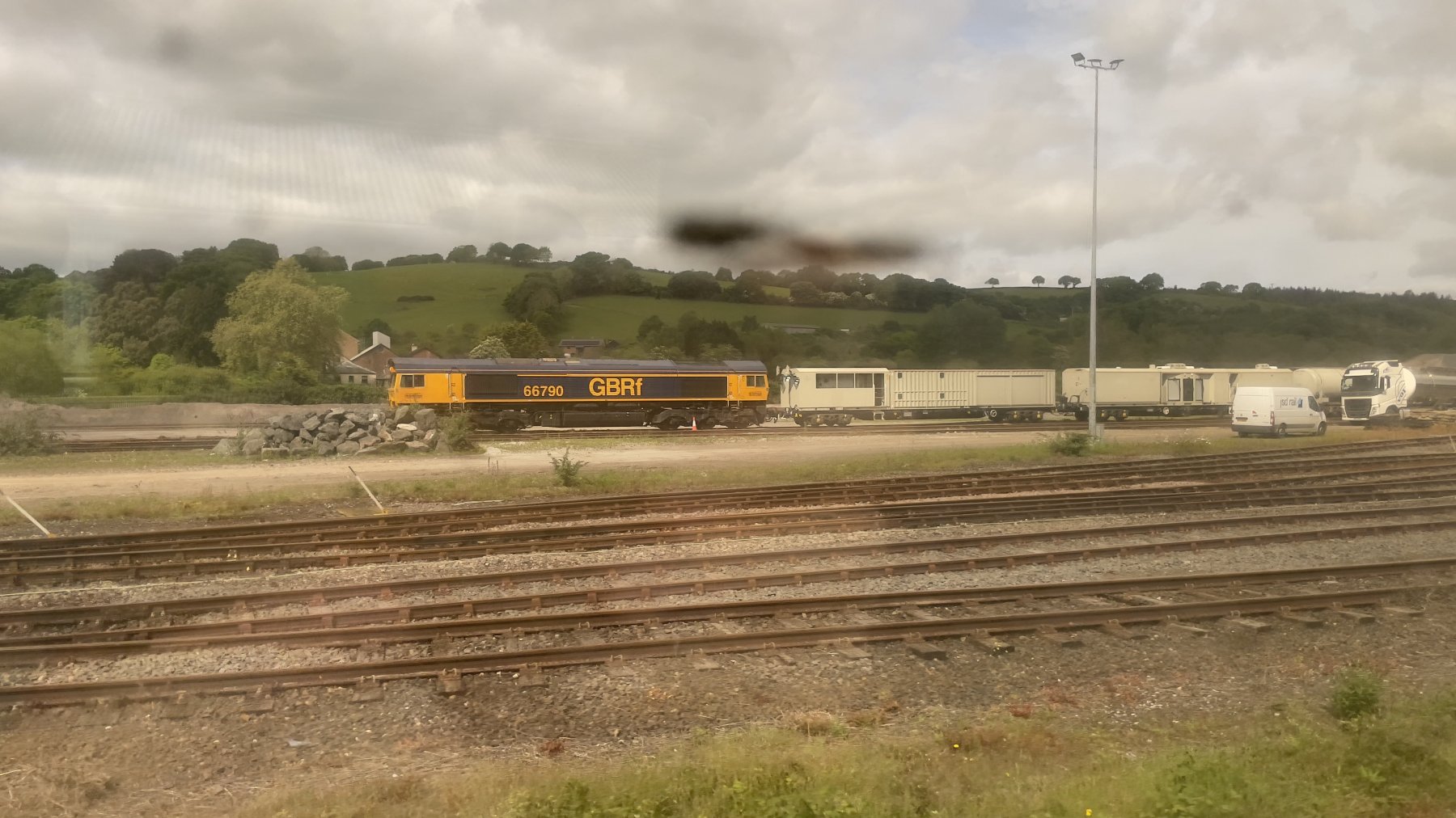 Photo of 66790 at Exeter Riverside Yard — trainlogger