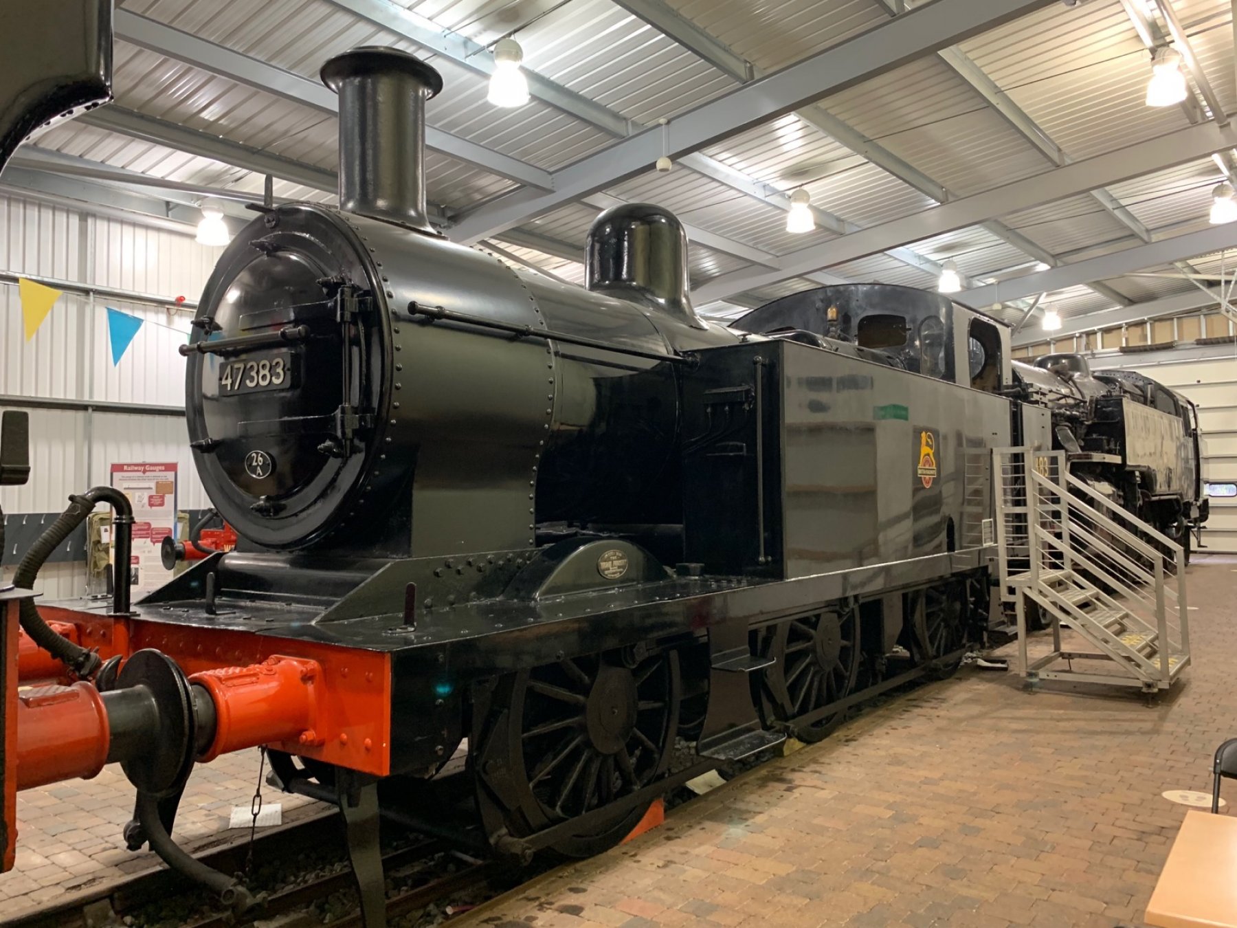 Photo of 47383 steam at Severn Valley Railway - Highley Engine House ...