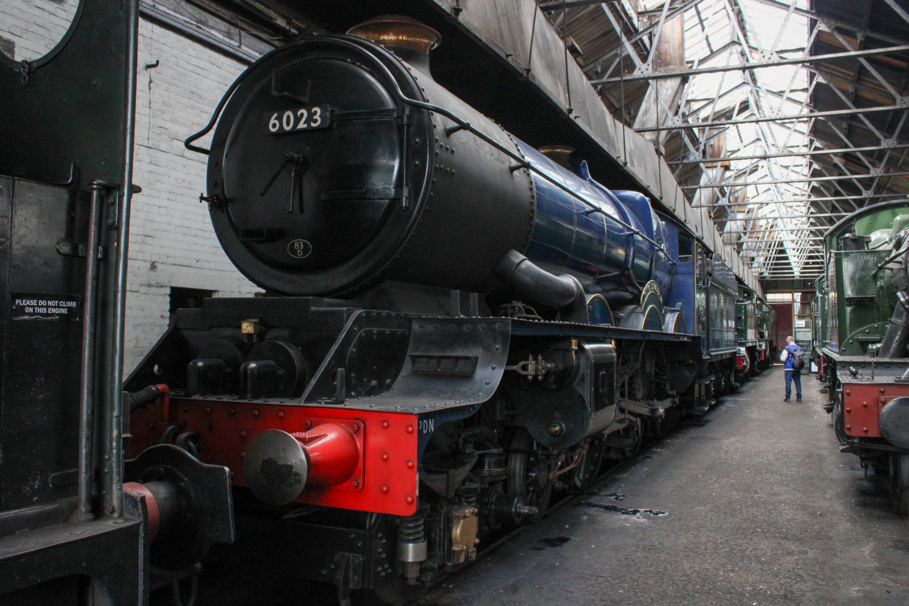 Photo of 6023 steam at Didcot Railway Centre — trainlogger