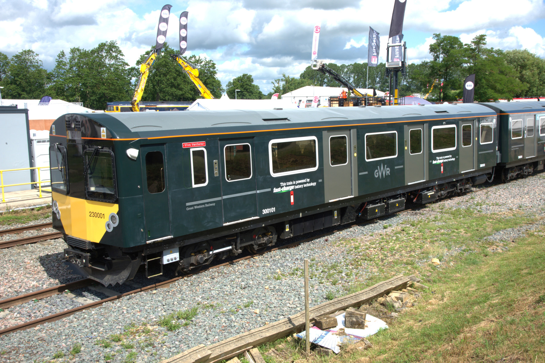 Photo of 230001 at Long Marston - Rail Live 2023 — trainlogger