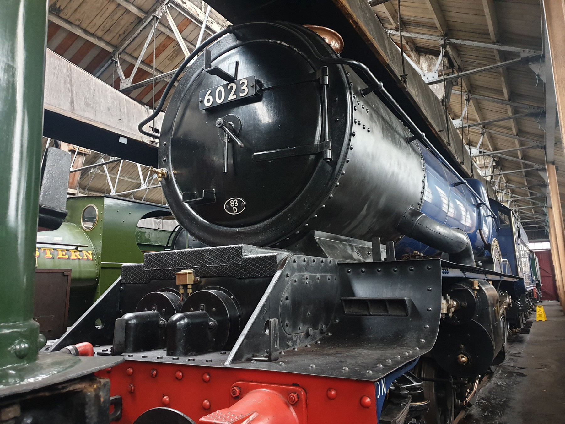 Photo of 6023 steam at Didcot Railway Centre — trainlogger