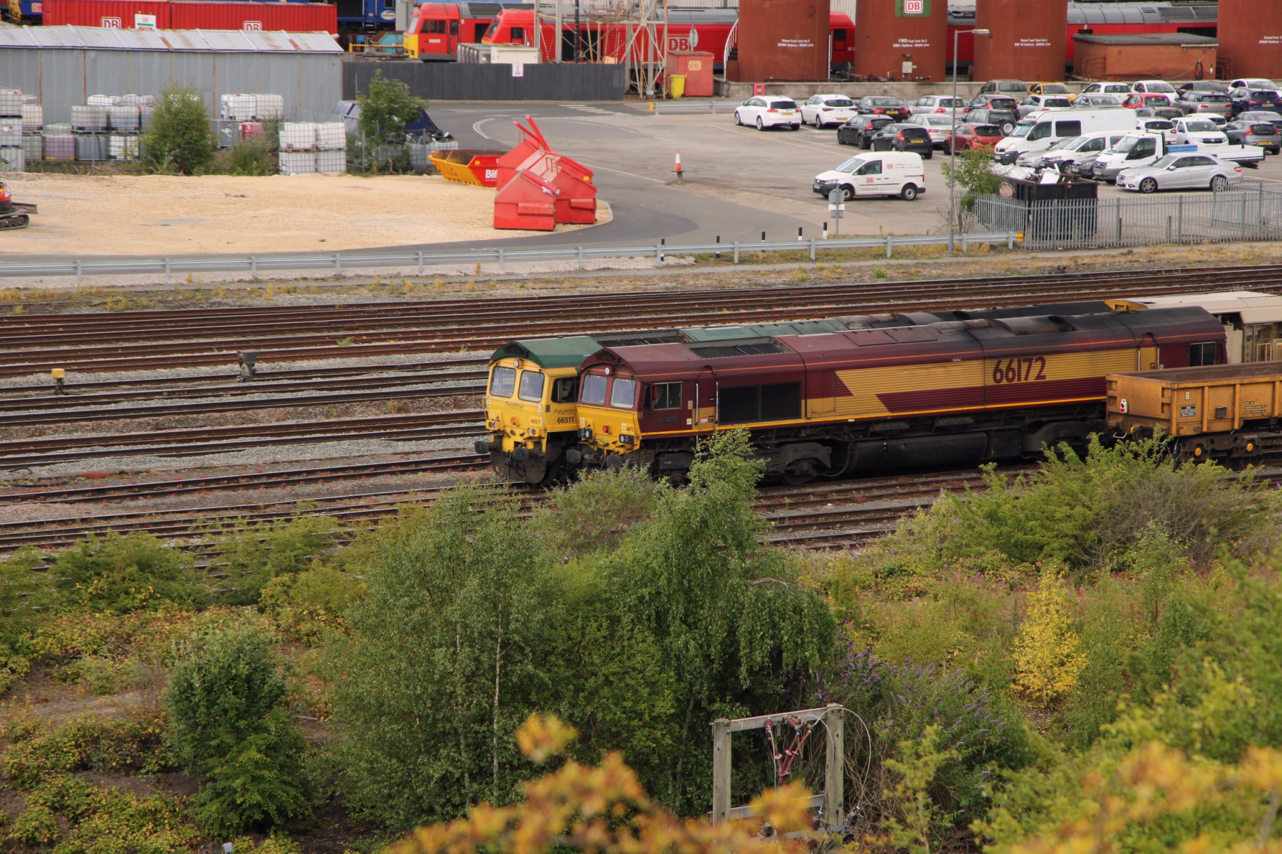 Photo of 66172 at Toton TMD — trainlogger