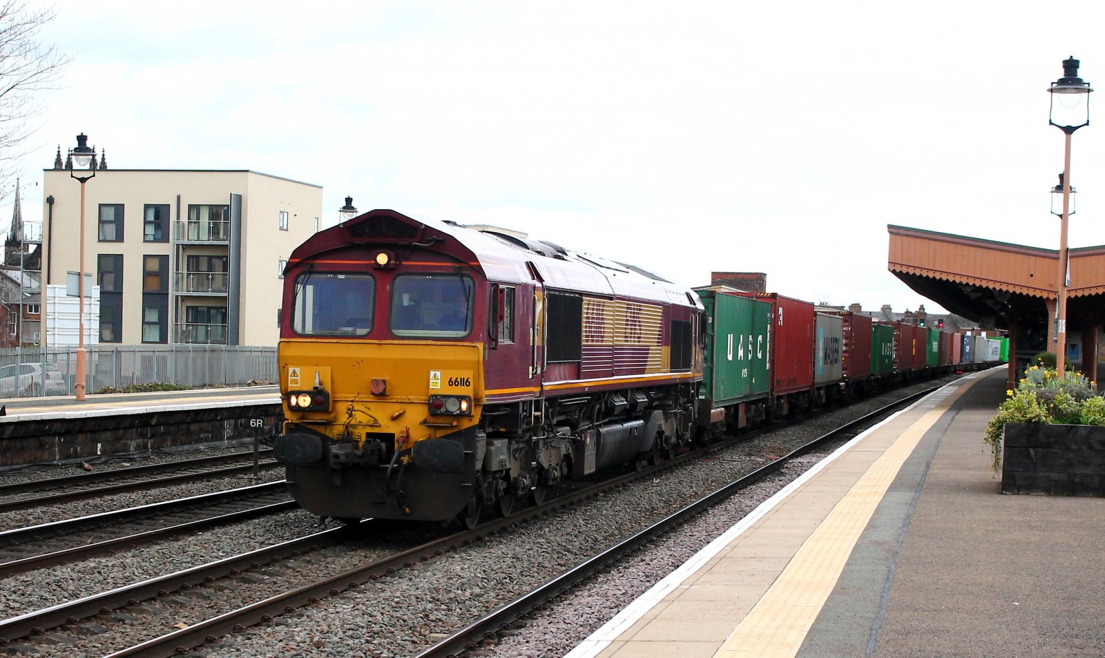 Photo of 66116 at Leamington Spa — trainlogger