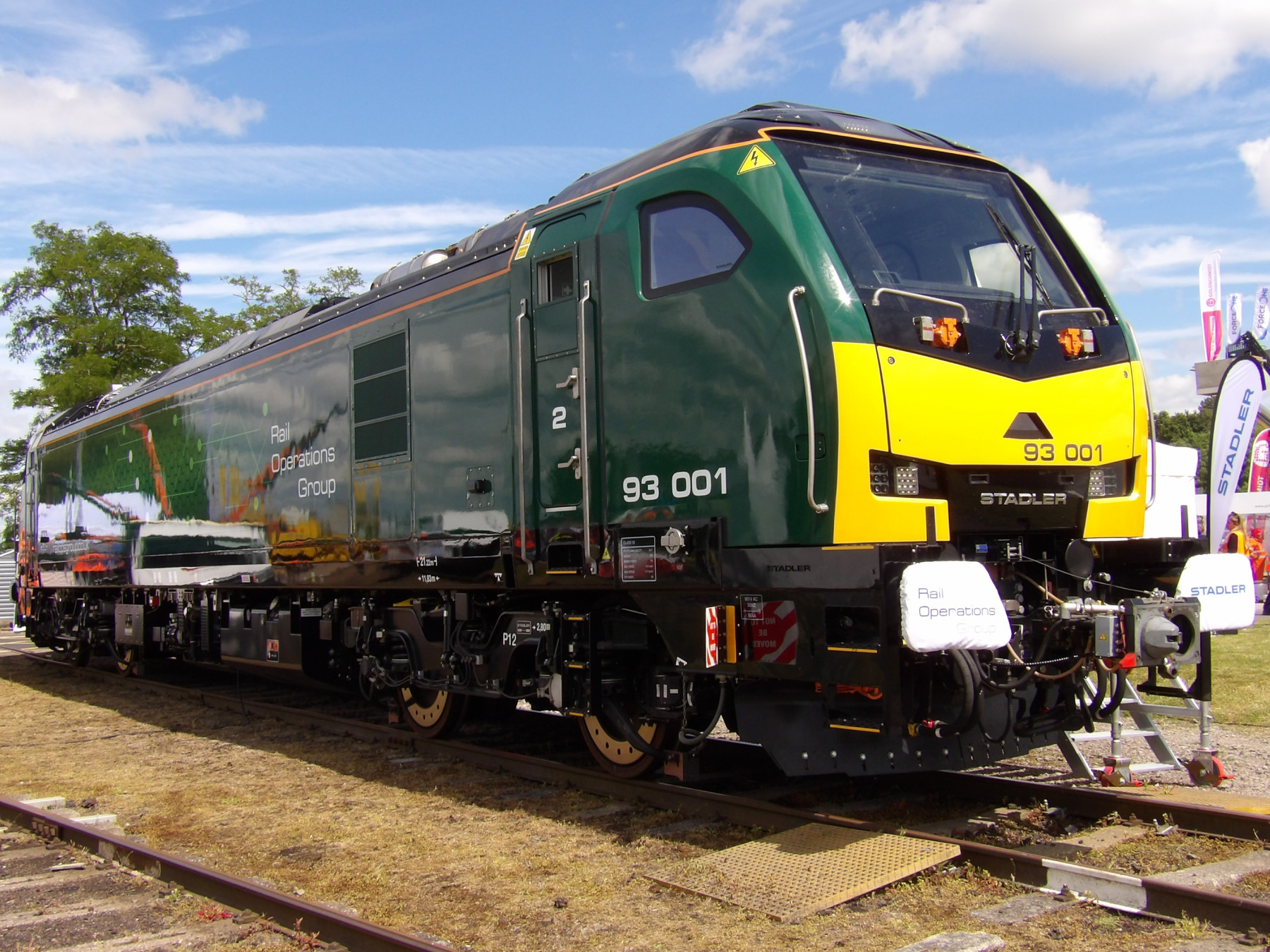 Photo of 93001 at Long Marston - Rail Live 2024 — trainlogger