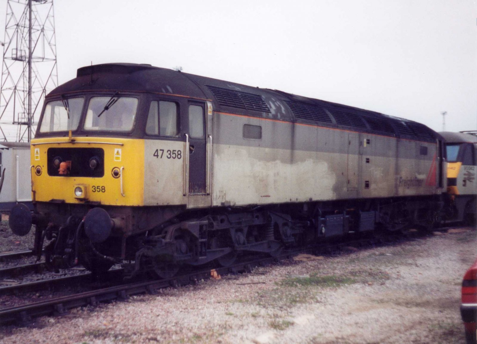 Photo of 47358 at Crewe Basford Hall — trainlogger
