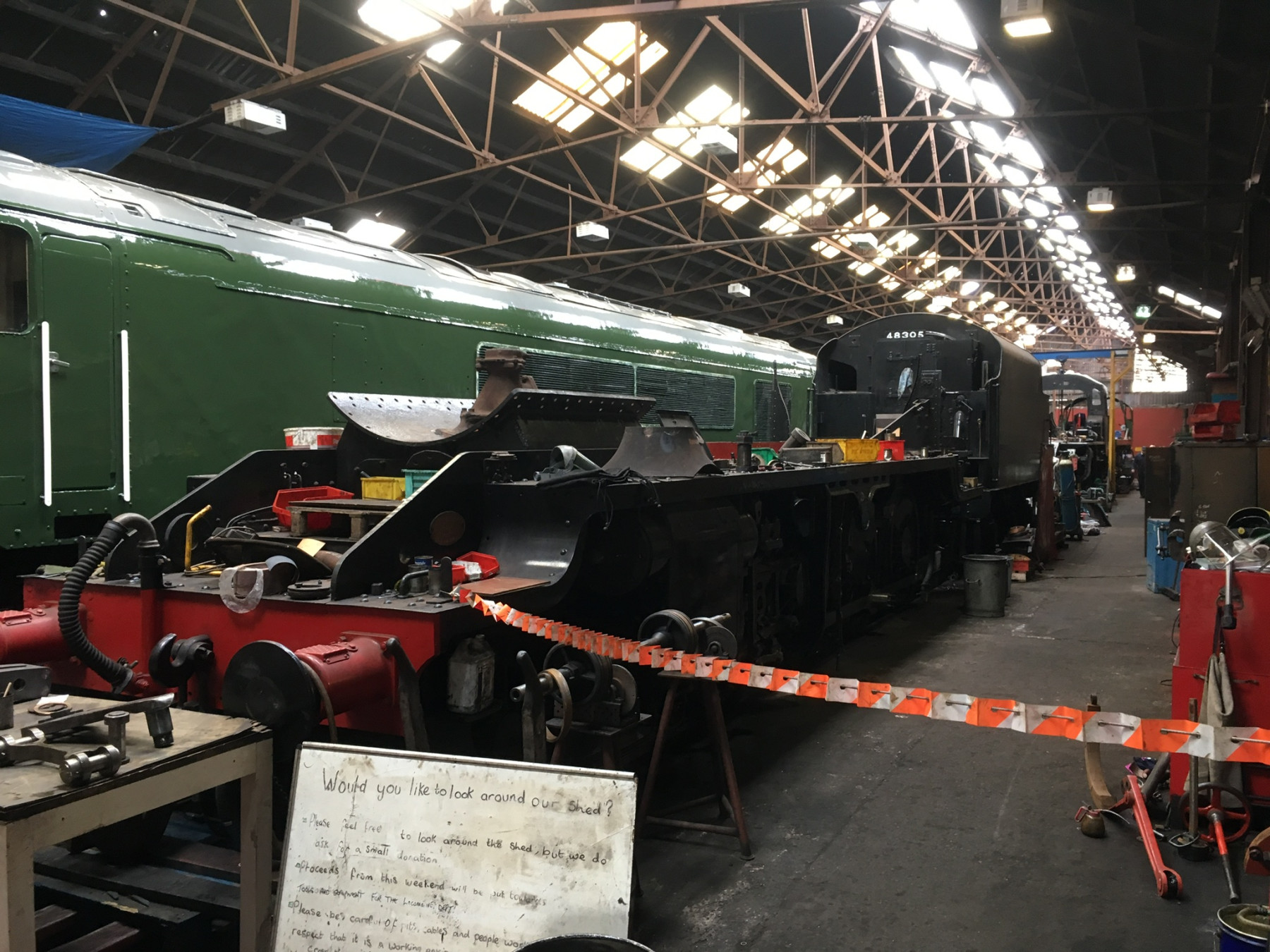 Photo of 48305 Steam at Great Central Railway — trainlogger