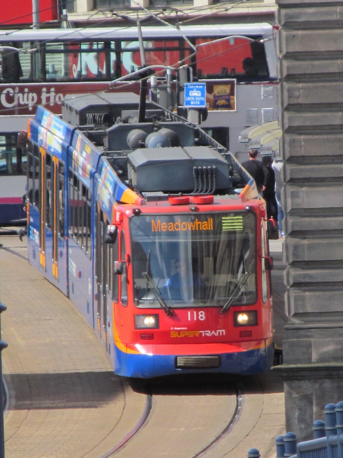 Photo of SYS 118 at Sheffield Supertram system — trainlogger