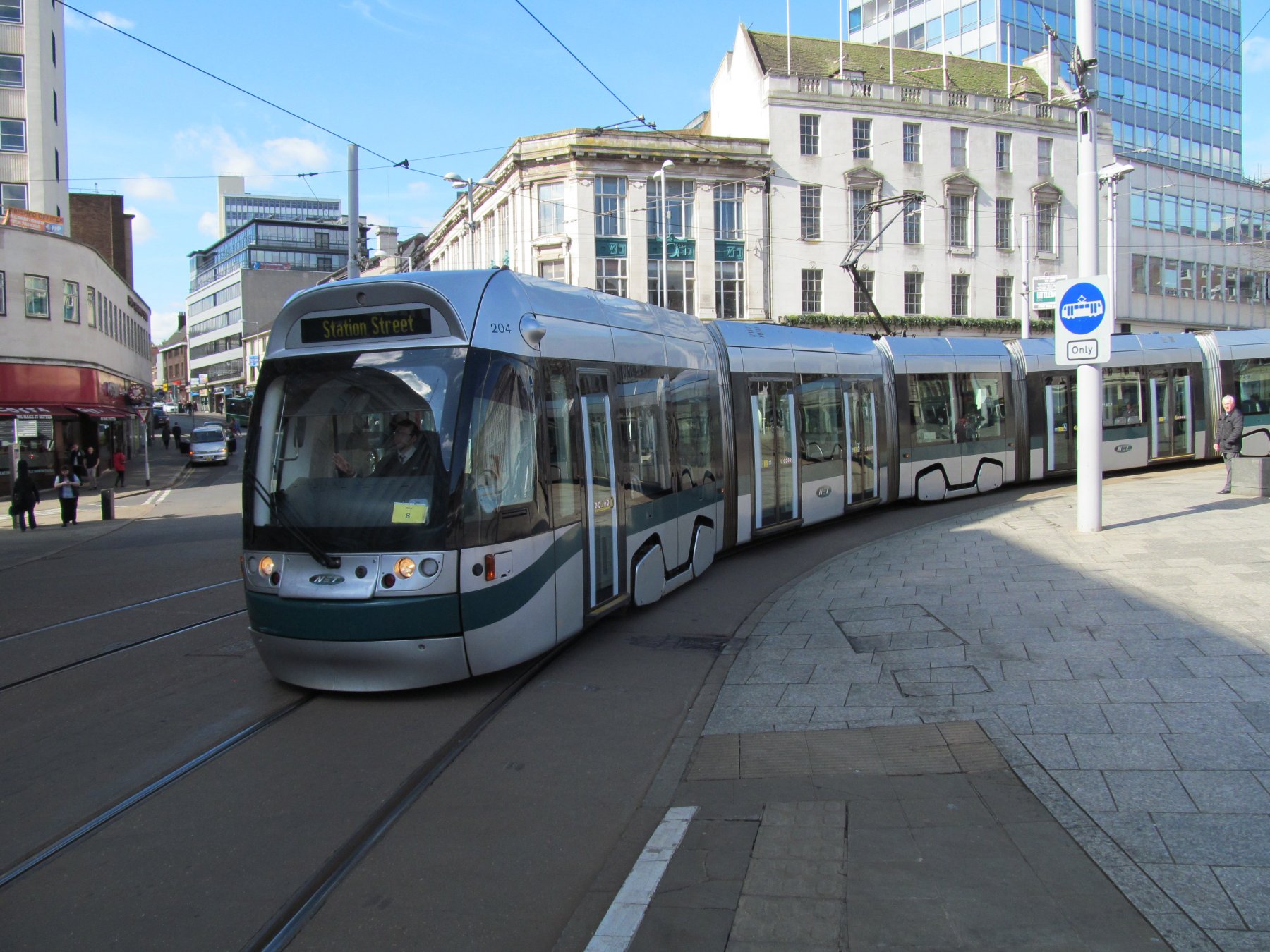 Photo of NET 204 at Nottingham Express Tramway system — trainlogger