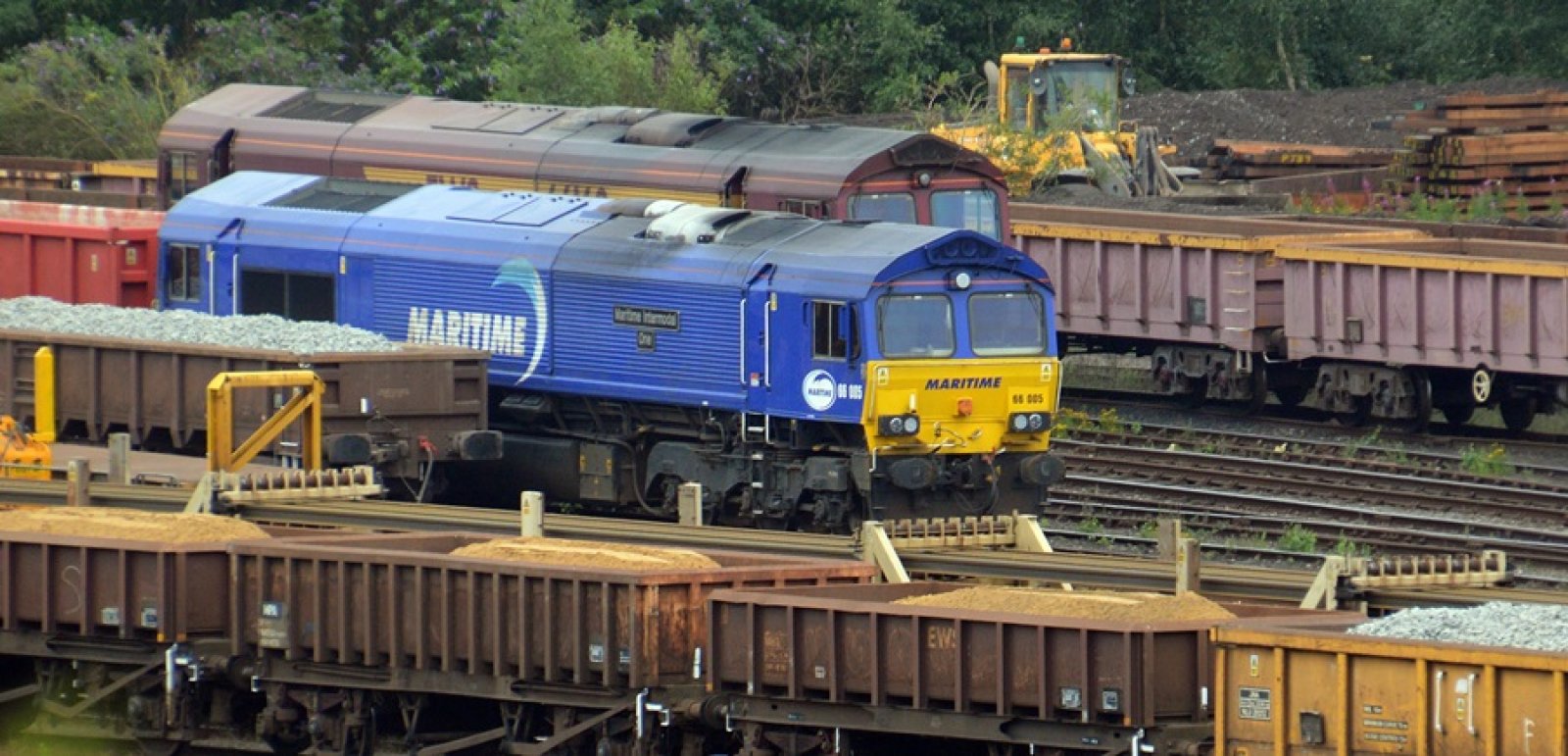 Photo of 66005 at Toton TMD — trainlogger