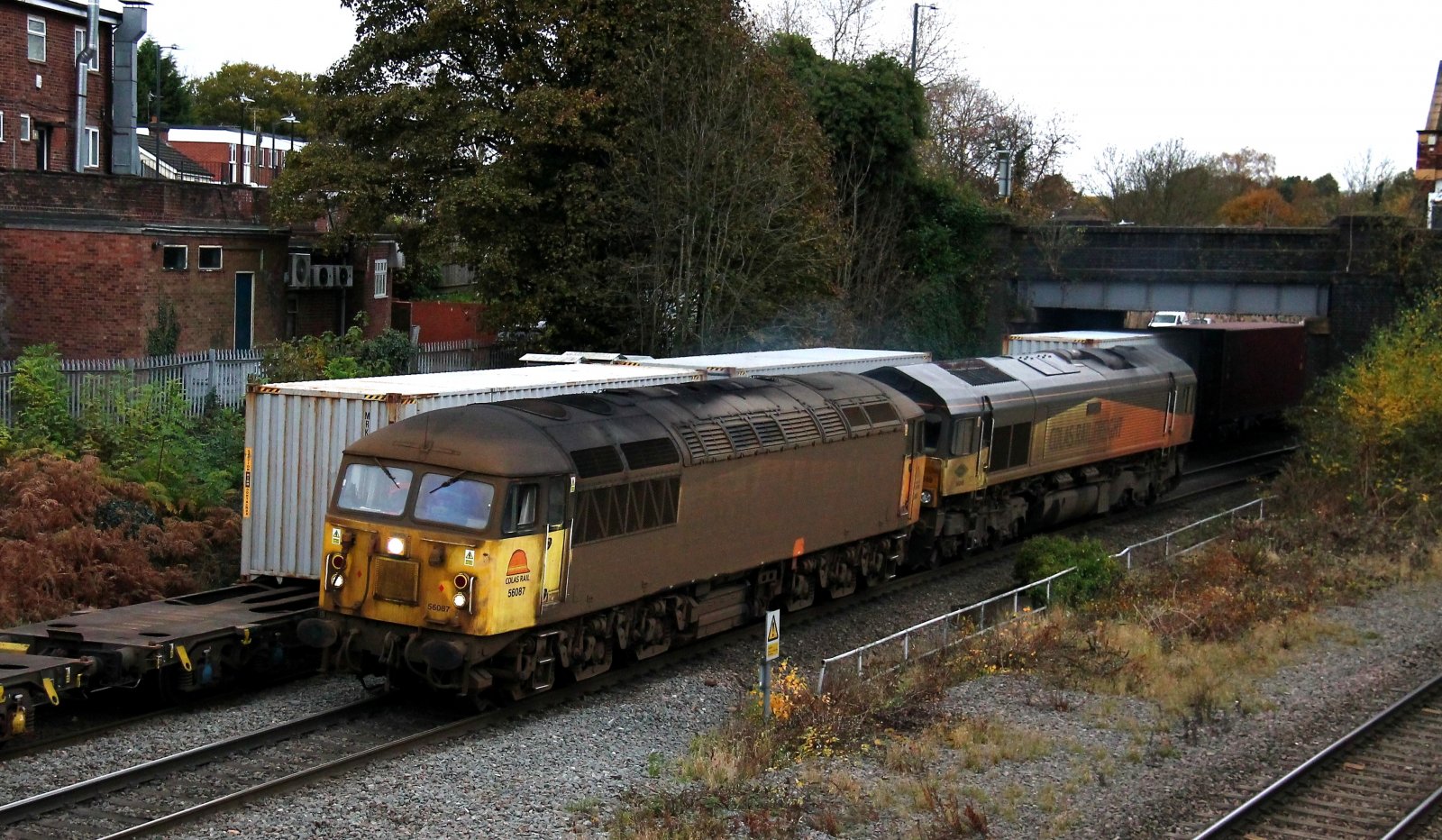 Photo of 56087 and 66849 at Water Orton — trainlogger