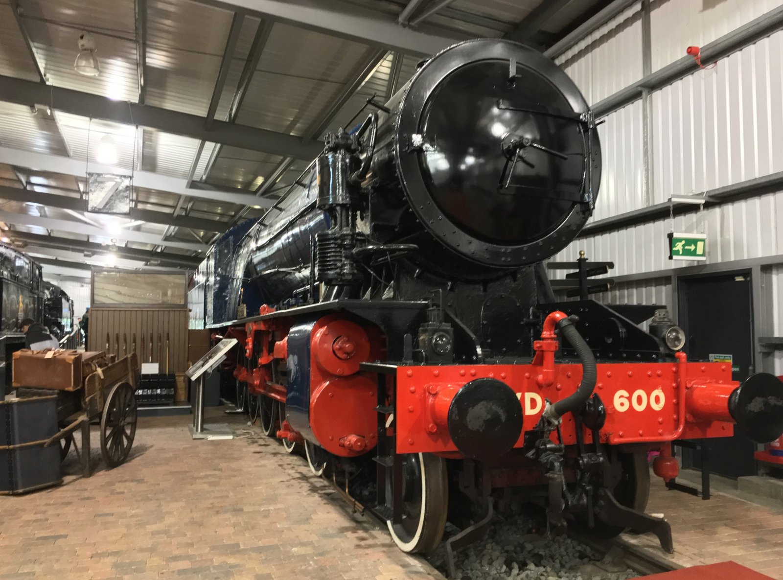 Photo of WD600 steam at Severn Valley Railway - Highley Engine House ...