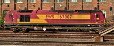 67007 - Class 67 / Locomotives — trainlogger
