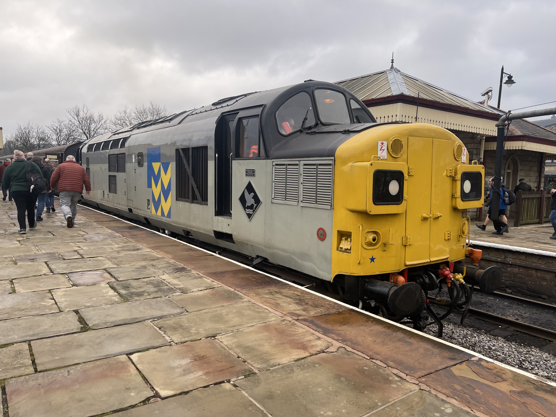 Photo of 37109 at East Lancashire Railway - Ramsbottom — trainlogger