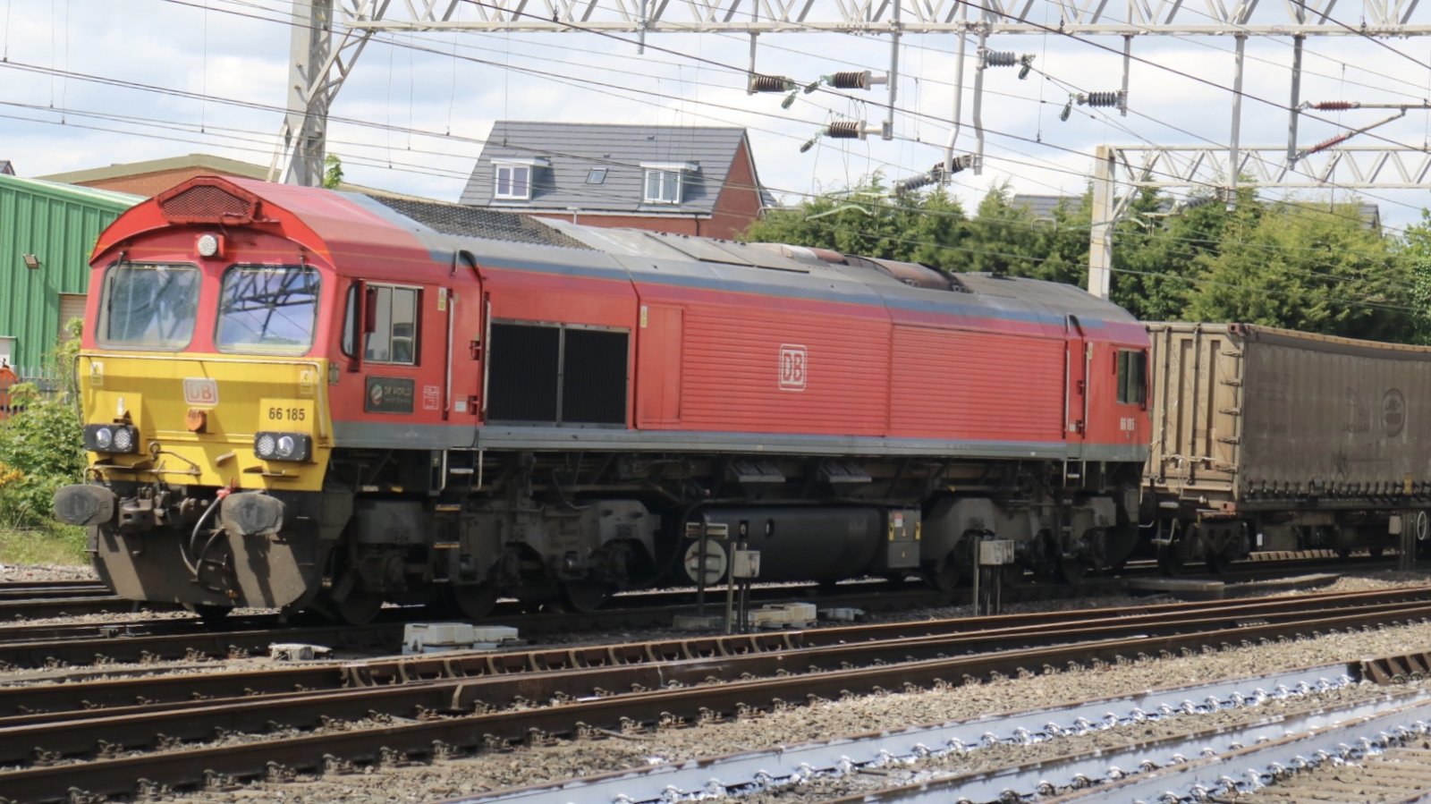 Photo of 66185 at Stafford — trainlogger