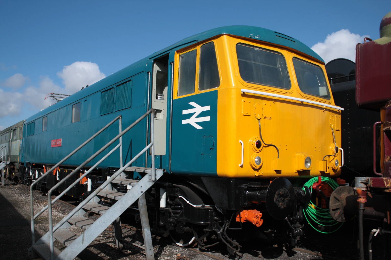 Photo of 87035 at Crewe Heritage Centre — trainlogger
