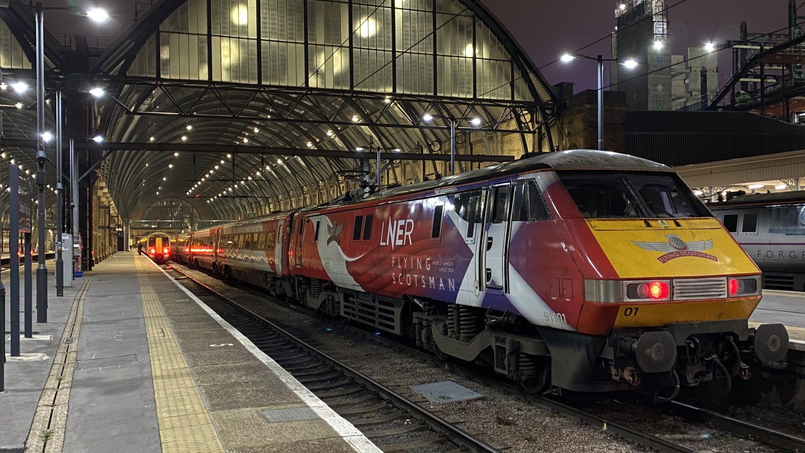 Photo of 91101 at London Kings Cross — trainlogger